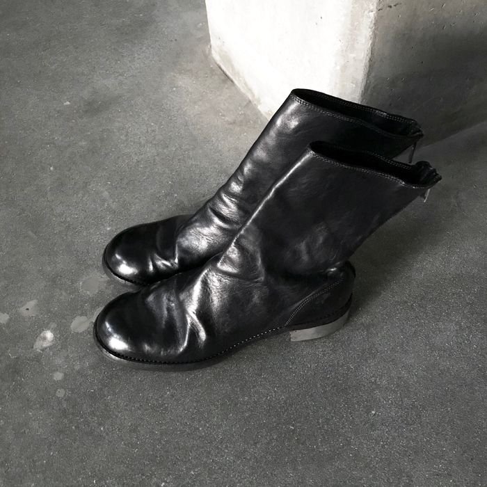 Guidi 788Z HORSE LEATHER BACK ZIP BOOTS WITH METAL HEELS - EU44 | Grailed