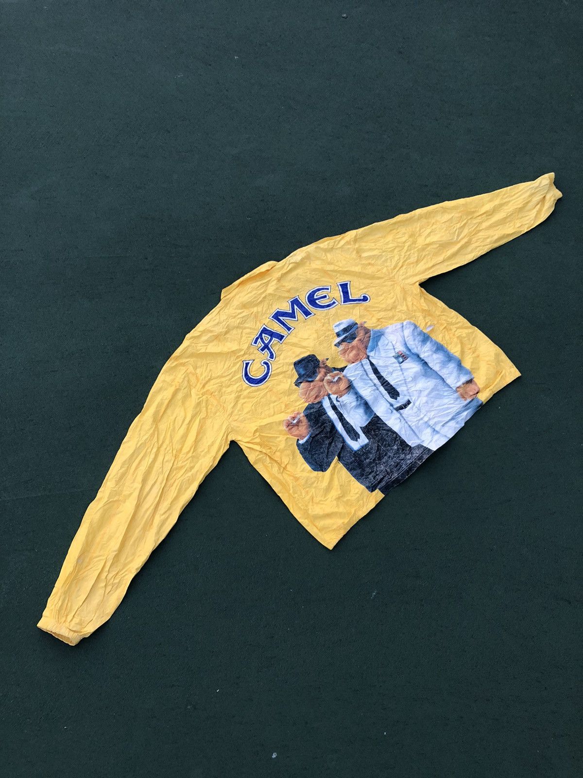 Vintage Vintage Camel Cigarettes Tyvek Full Zip Thin Jacket | Grailed