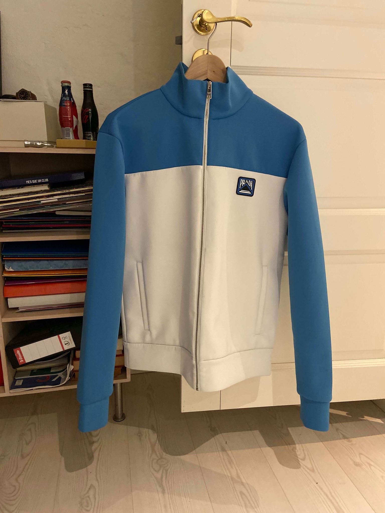 Prada Track Jacket - Light Blue and White | Grailed