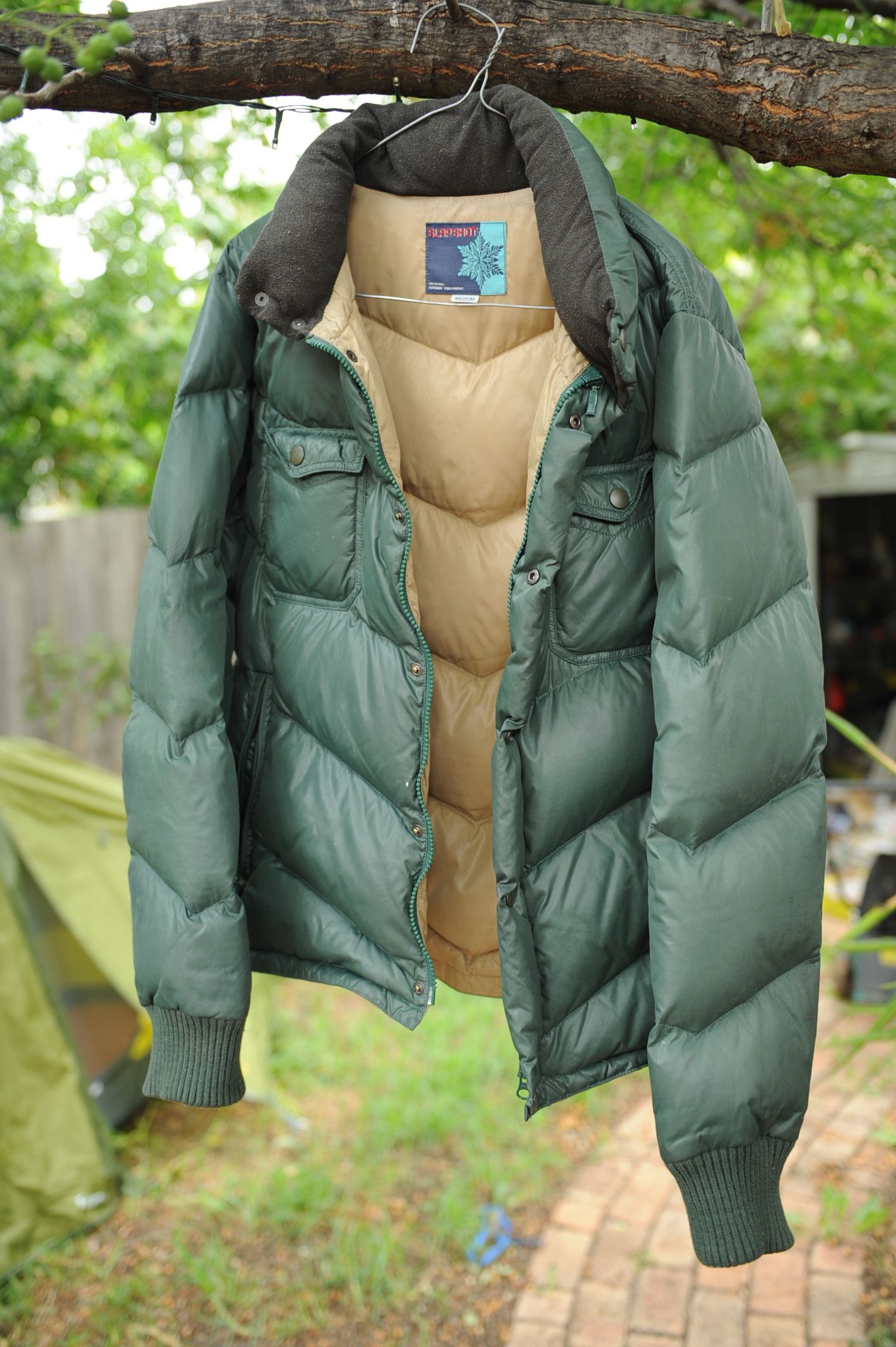 Other Green Puffer Jacket Men's Medium Slapshop Outdoor | Grailed