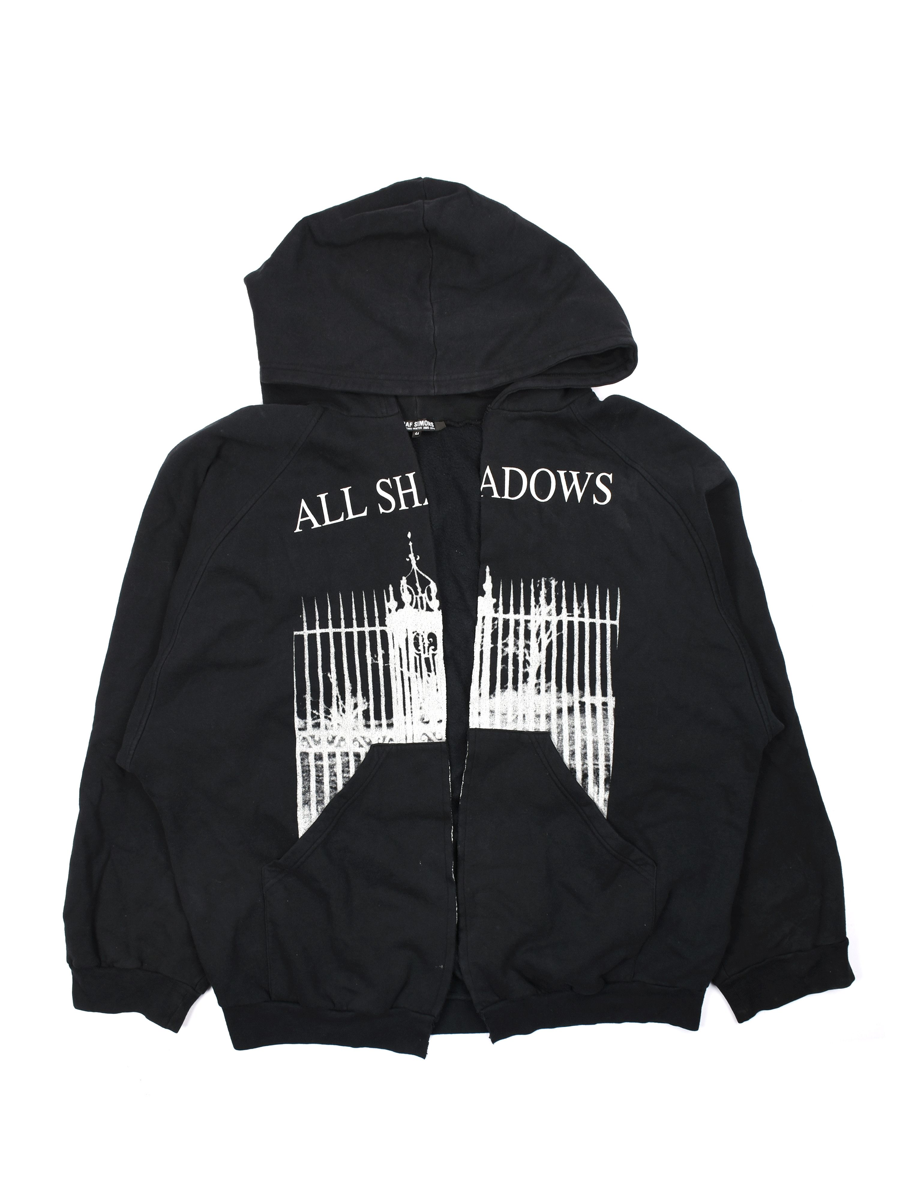 Raf Simons Cut "All Shadows" Hoodie | Grailed