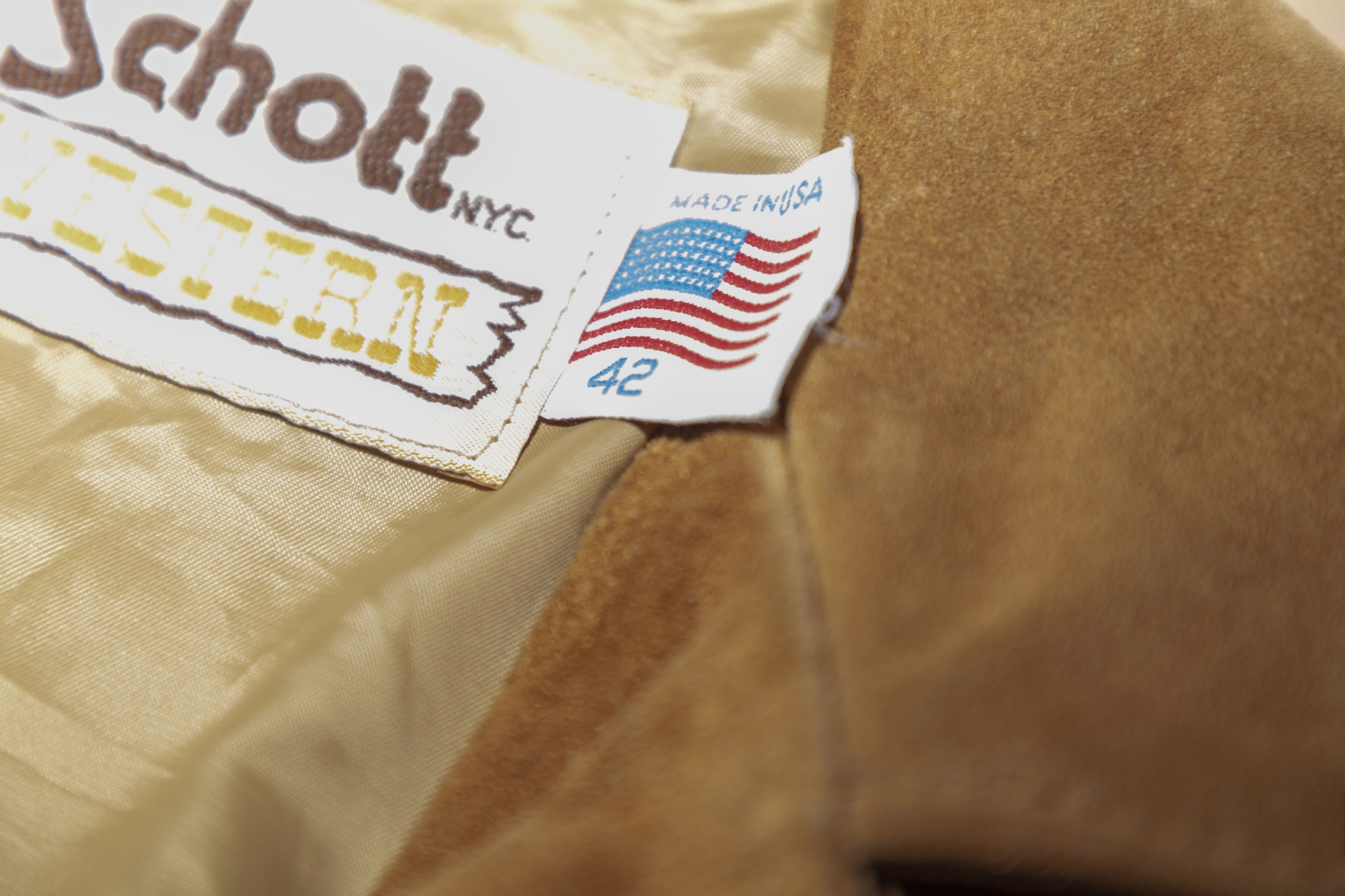 Schott Schott Suede Western Fringe Jacket [vintage] | Grailed