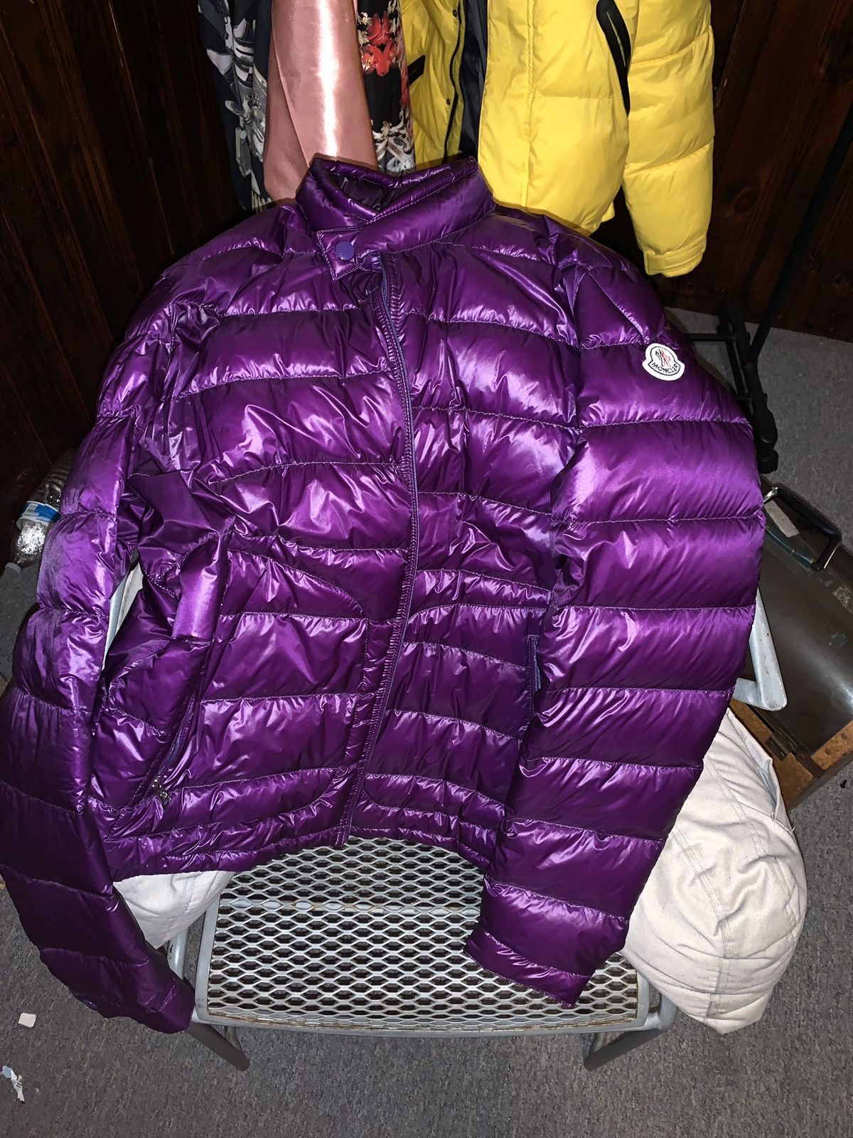 Moncler Moncler purple down acorus jacket | Grailed