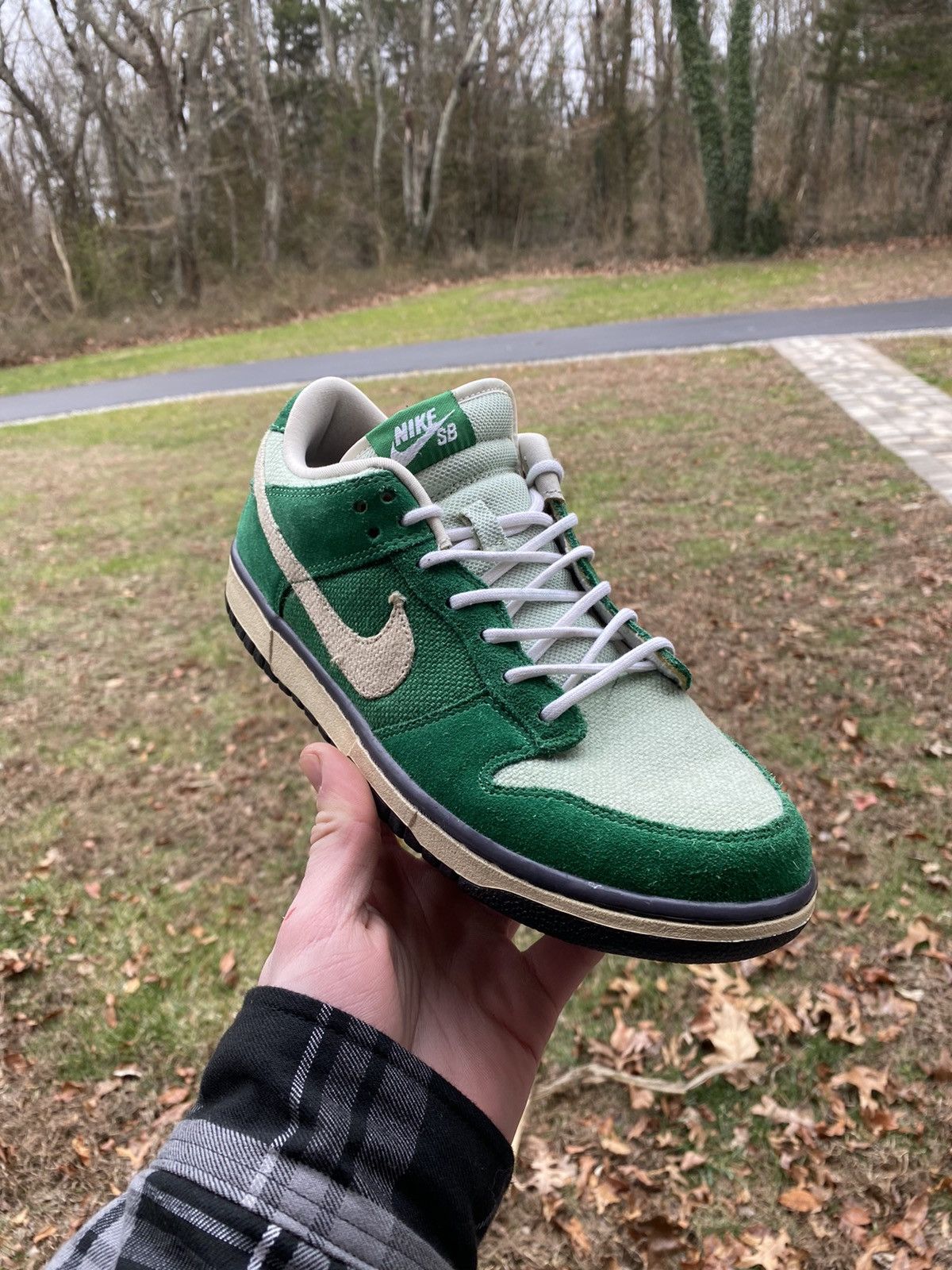 Nike Dunk Low Pro SB Pine Green | Sail-Light Mint | Grailed
