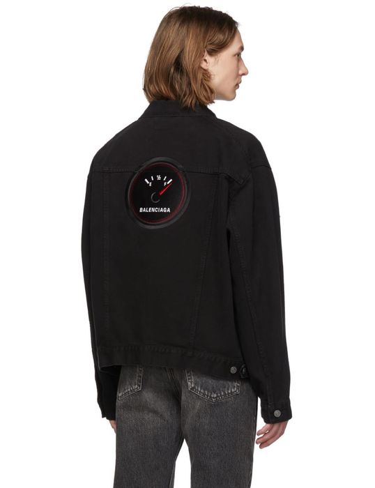 Balenciaga Gas logo denim jacket | Grailed