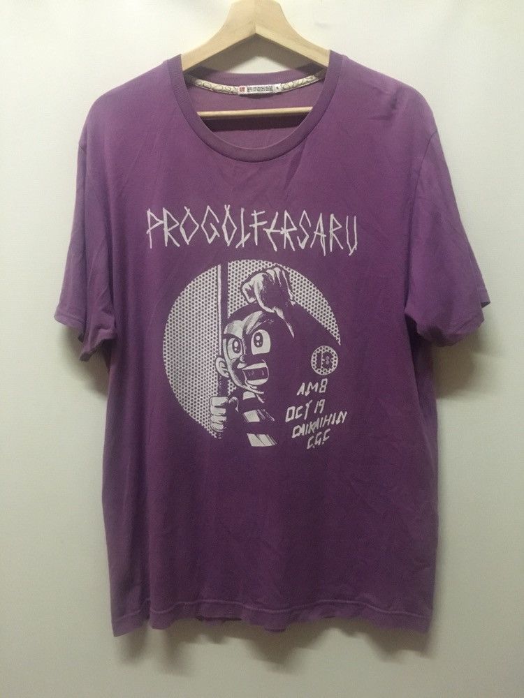 Japanese Brand × Movie × Vintage Vintage Anime T Shirt Pro Golfer Saru ...