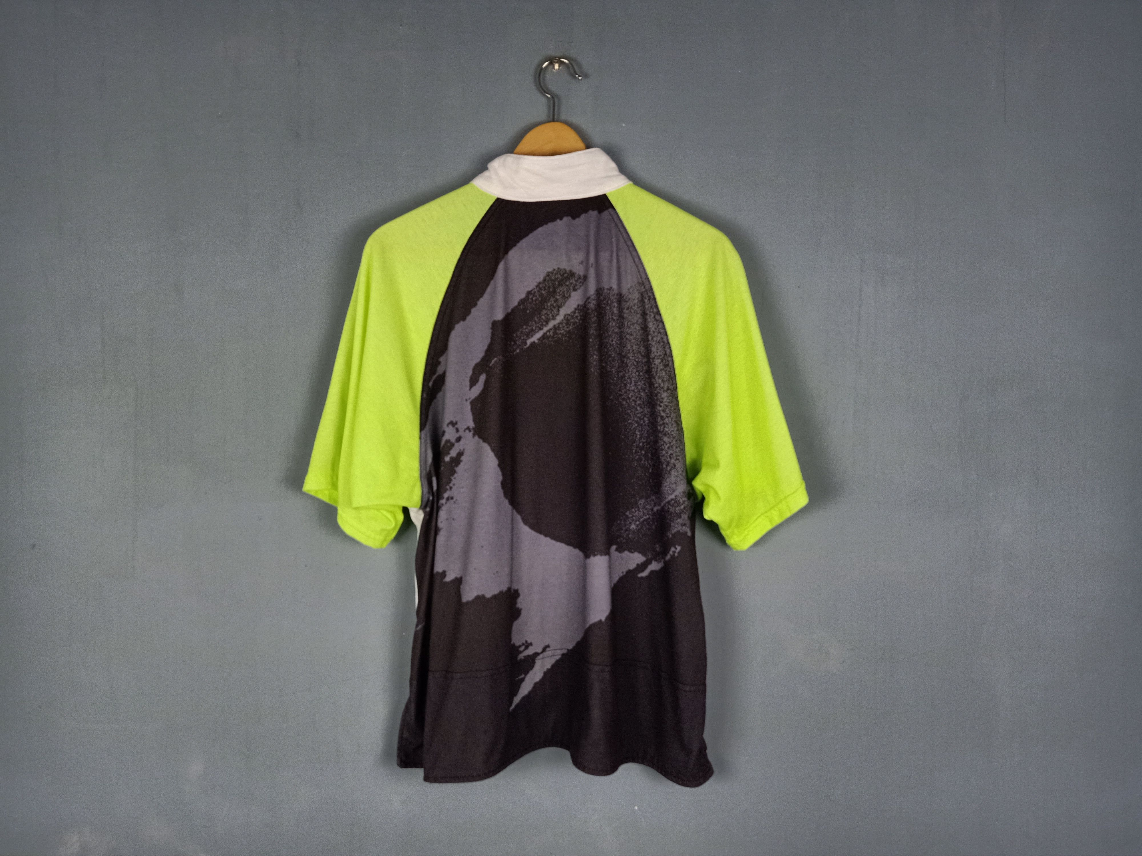 Nike × Vintage Vintage Nike Challenge Court Andre Agassi Polo Neon ...
