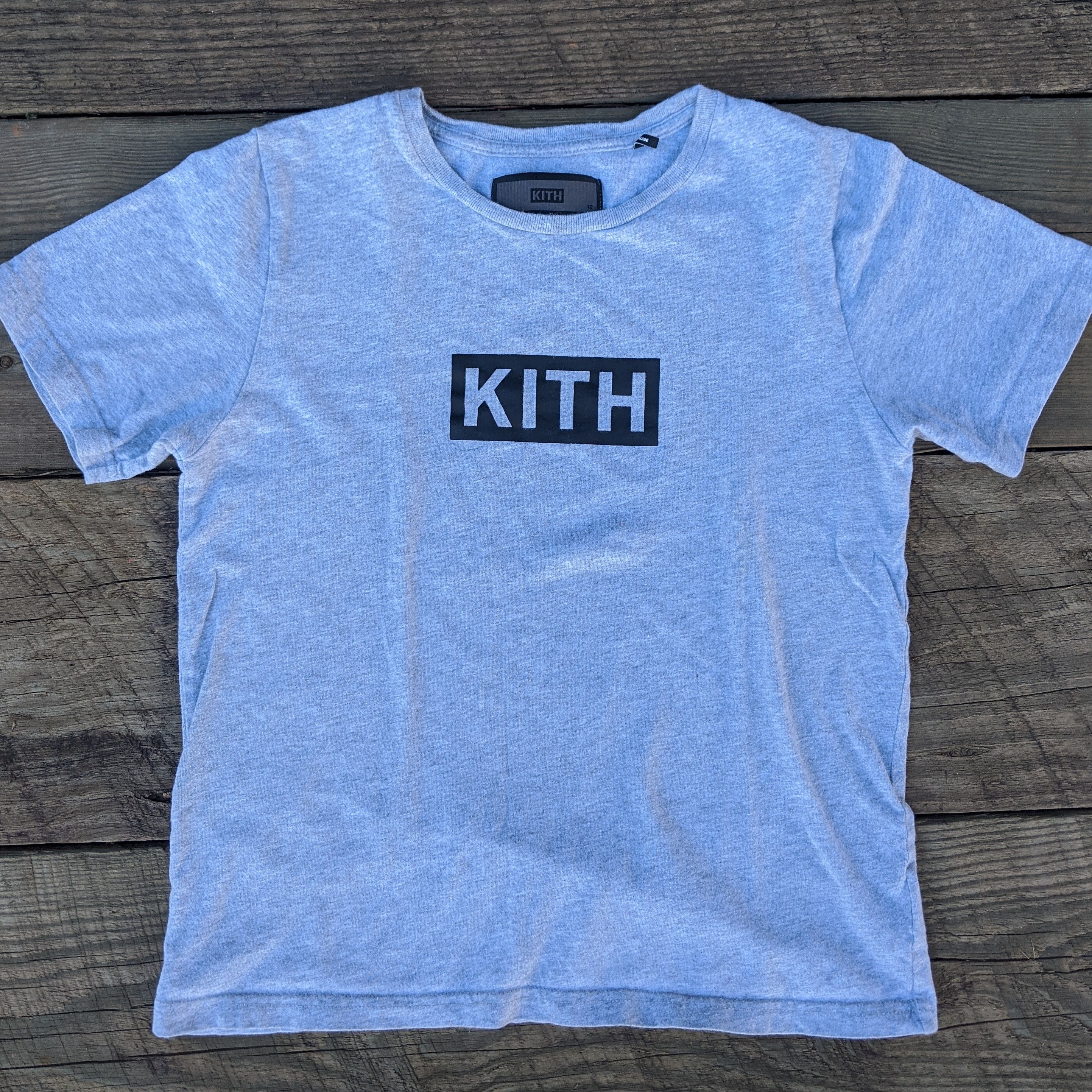 Kith Kith Gray Box Logo | Grailed