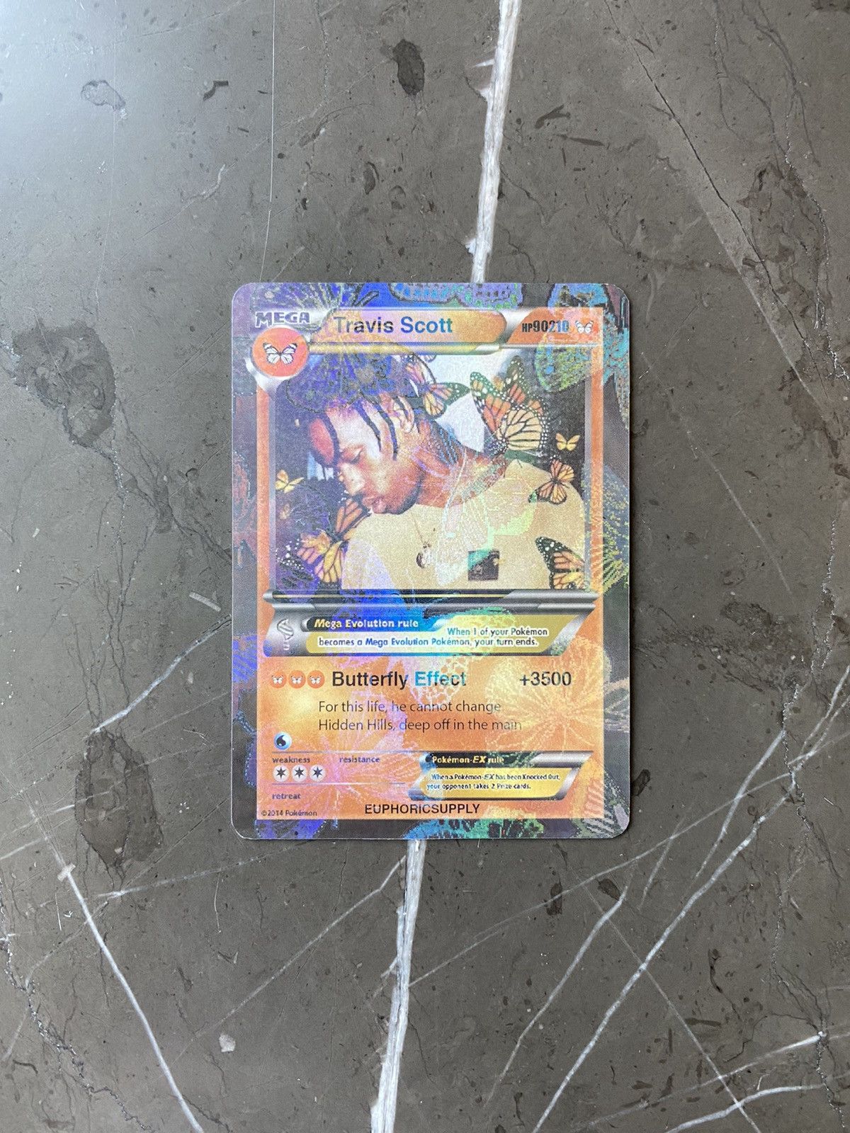 Pokemon × Travis Scott Euphoric Supply Travis Scott Pokémon Card | Grailed