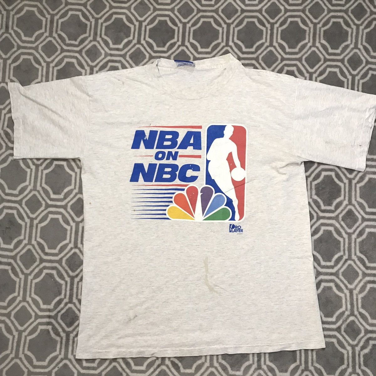 NBA × Pro Player × Vintage Vintage 90s NBA on NBC Pro player t shirt ...