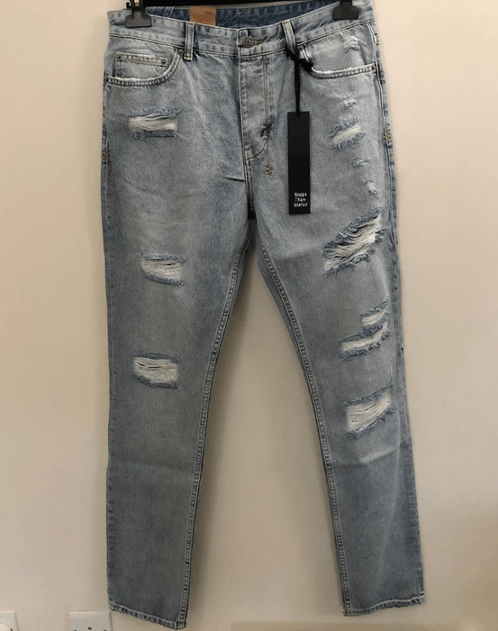 Ksubi 🔥Ksubi Travis Scott Ripped Distressed Chitch Blue Denim 🔥 | Grailed