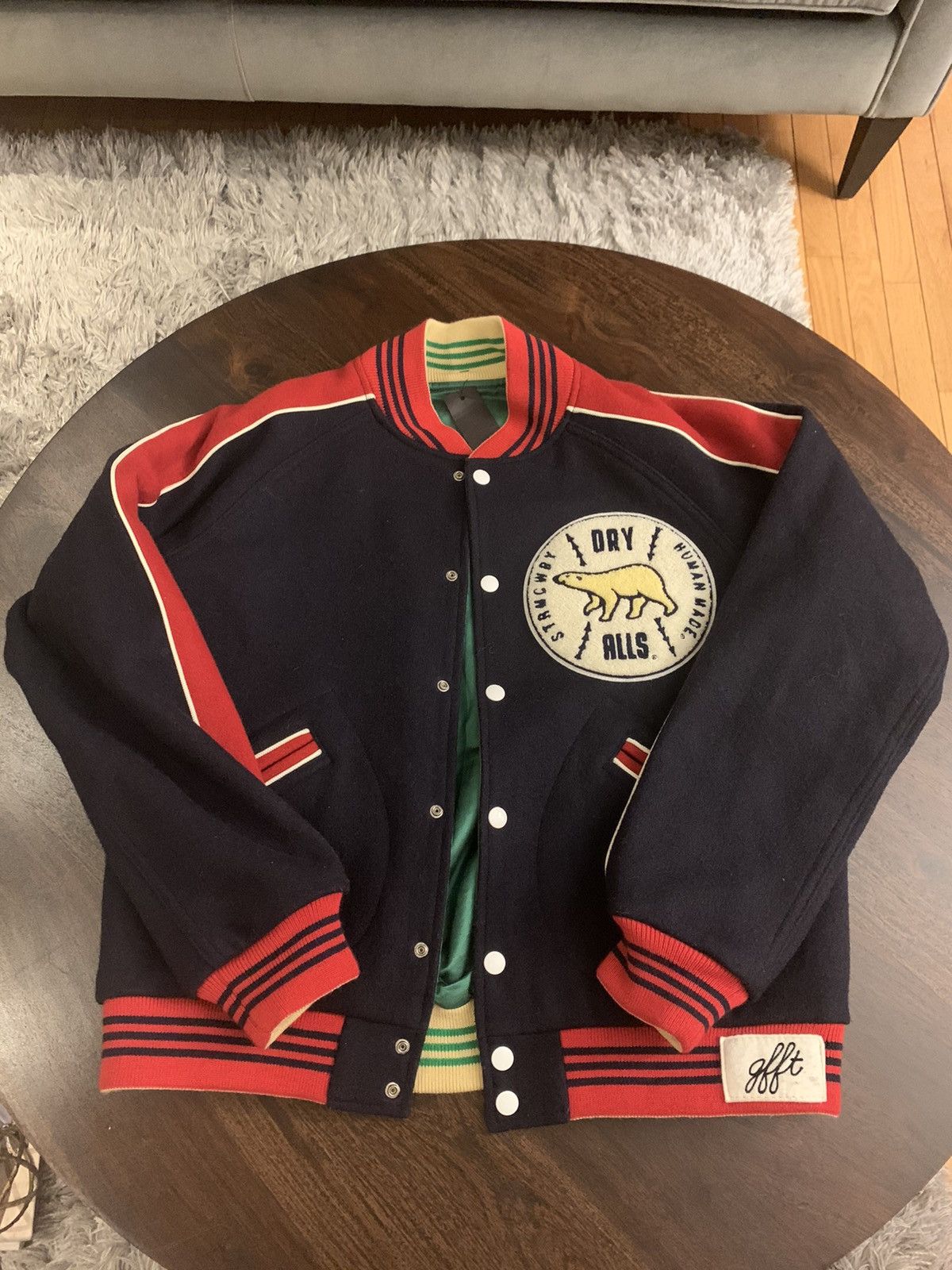 Human Made × Nigo HUMAN MADE NIGO CAR CLUB REVERSIBLE VARSITY JACKET ...