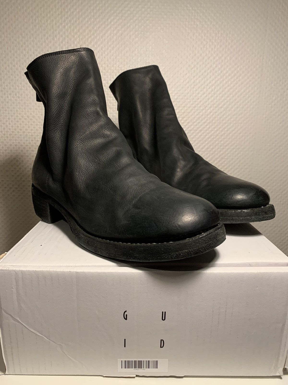 Guidi GUIDI 796Z BACK ZIP BLACK BOOTS | Grailed