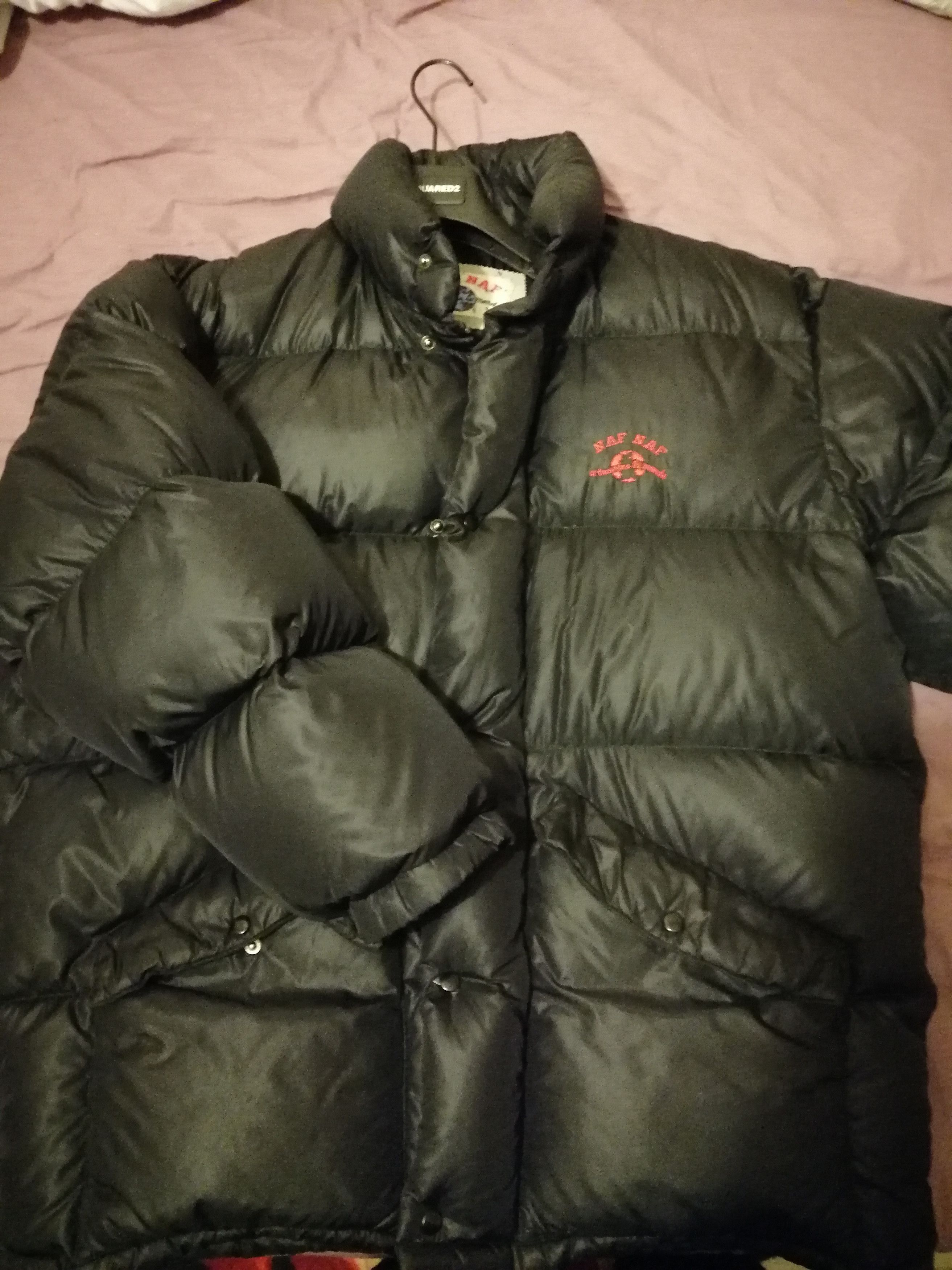 Vintage NAF NAF PUFFER JACKET | Grailed