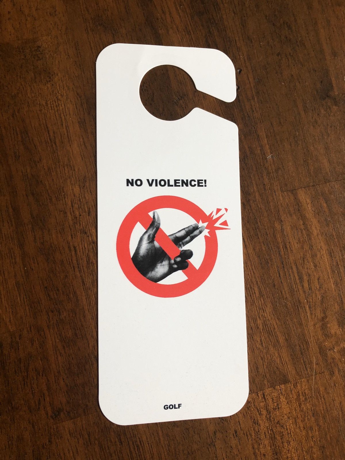 Golf Wang × Odd Future × Tyler The Creator Golf Wang “No Violence ...