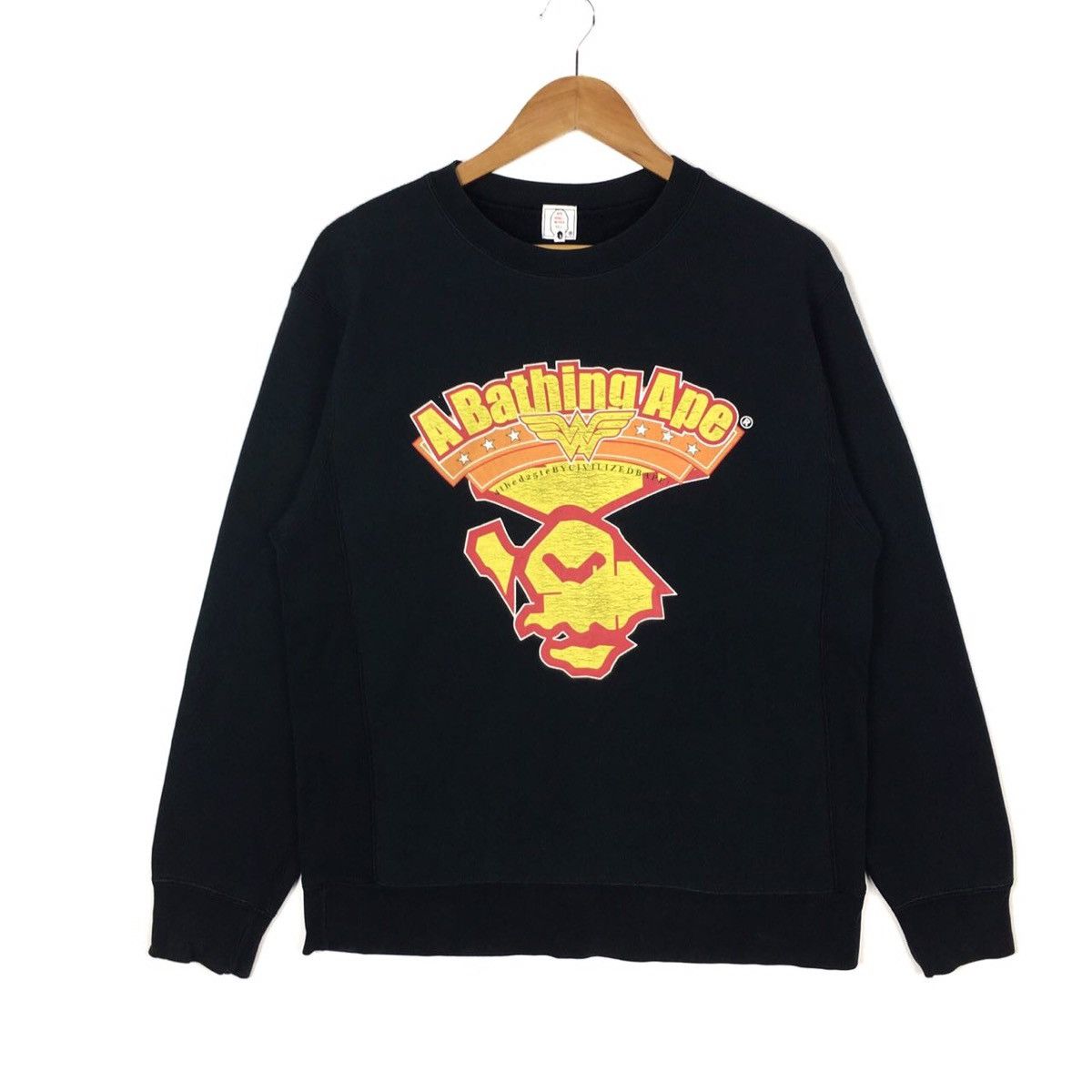 Bape A Bathing Ape Sweatshirt Pullover Jumper | Grailed