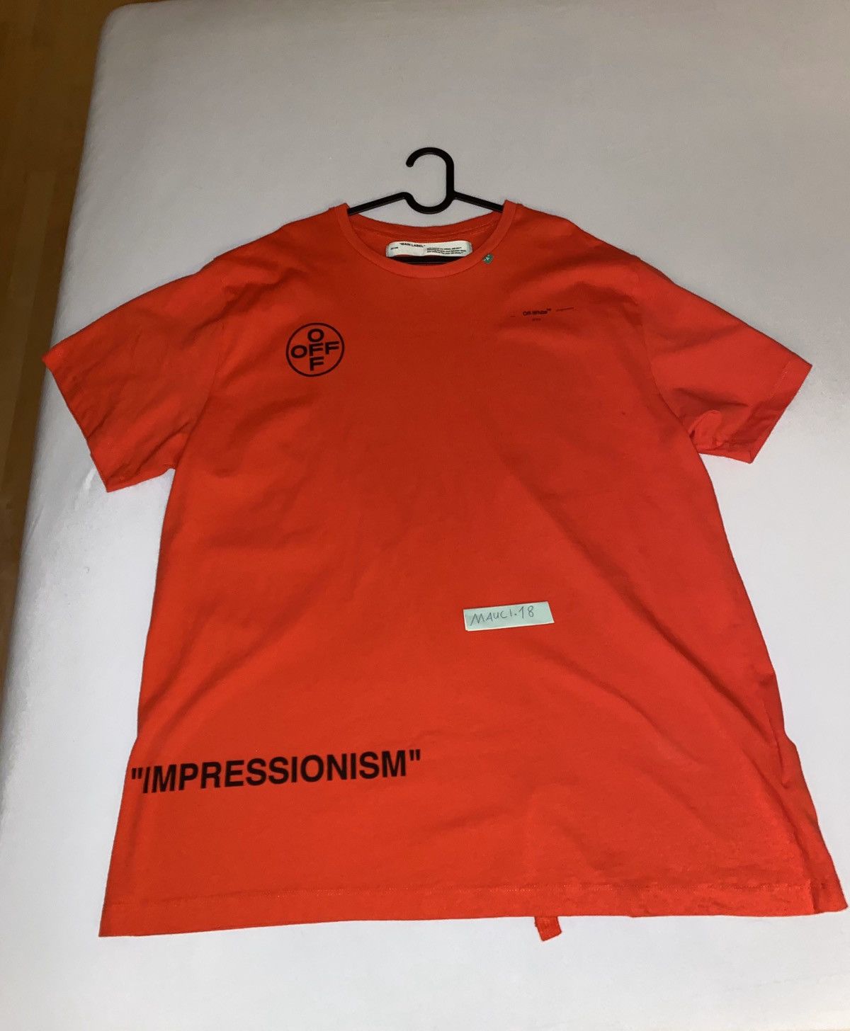 Off-White Off White Impressionism Oversized T Shirt | Grailed