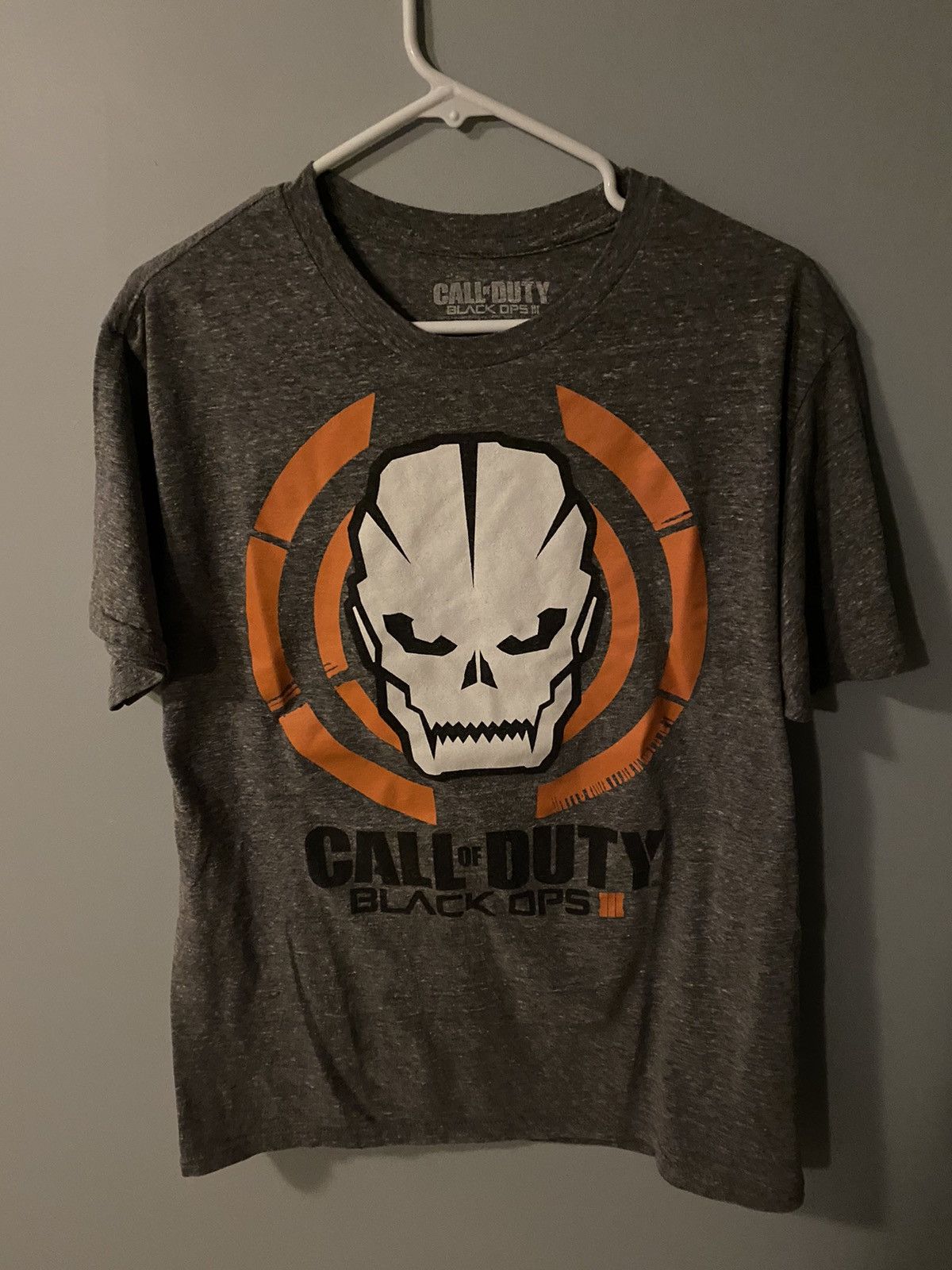 Vintage Call Of Duty Black Ops 3 Skull Classic Logo Washed Tee | Grailed