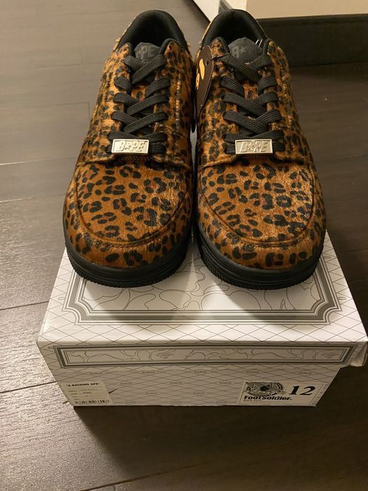 Bape Leopard Print Bape Sta Bapesta 20th Anniversary | Grailed