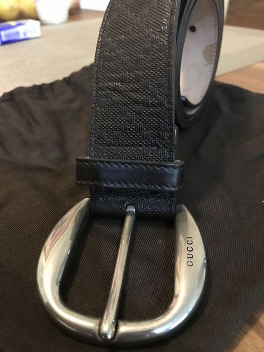 Gucci Diamond Pattern Belt | Grailed