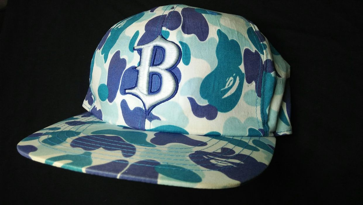 Bape OG BAPE NIGO ABC BLUE CAMO BASEBALL CAP NIGO ERA | Grailed