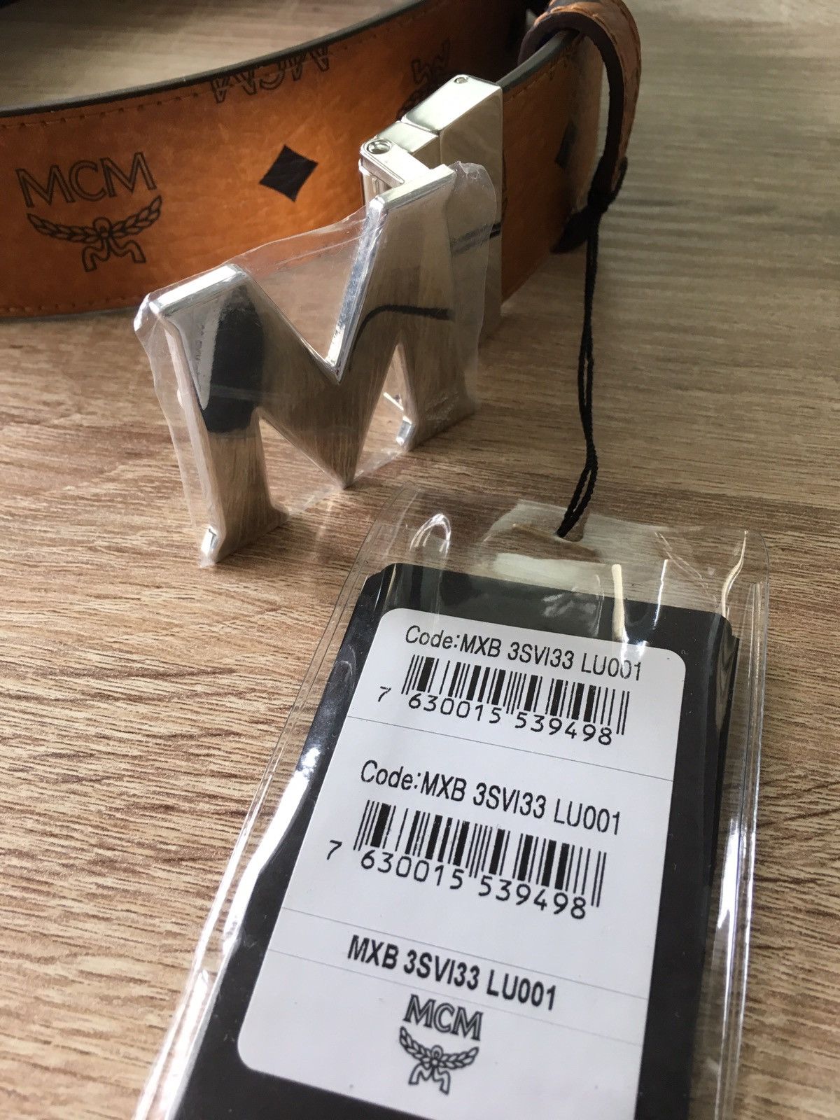 MCM Original Buckle Tan Reversible | Grailed