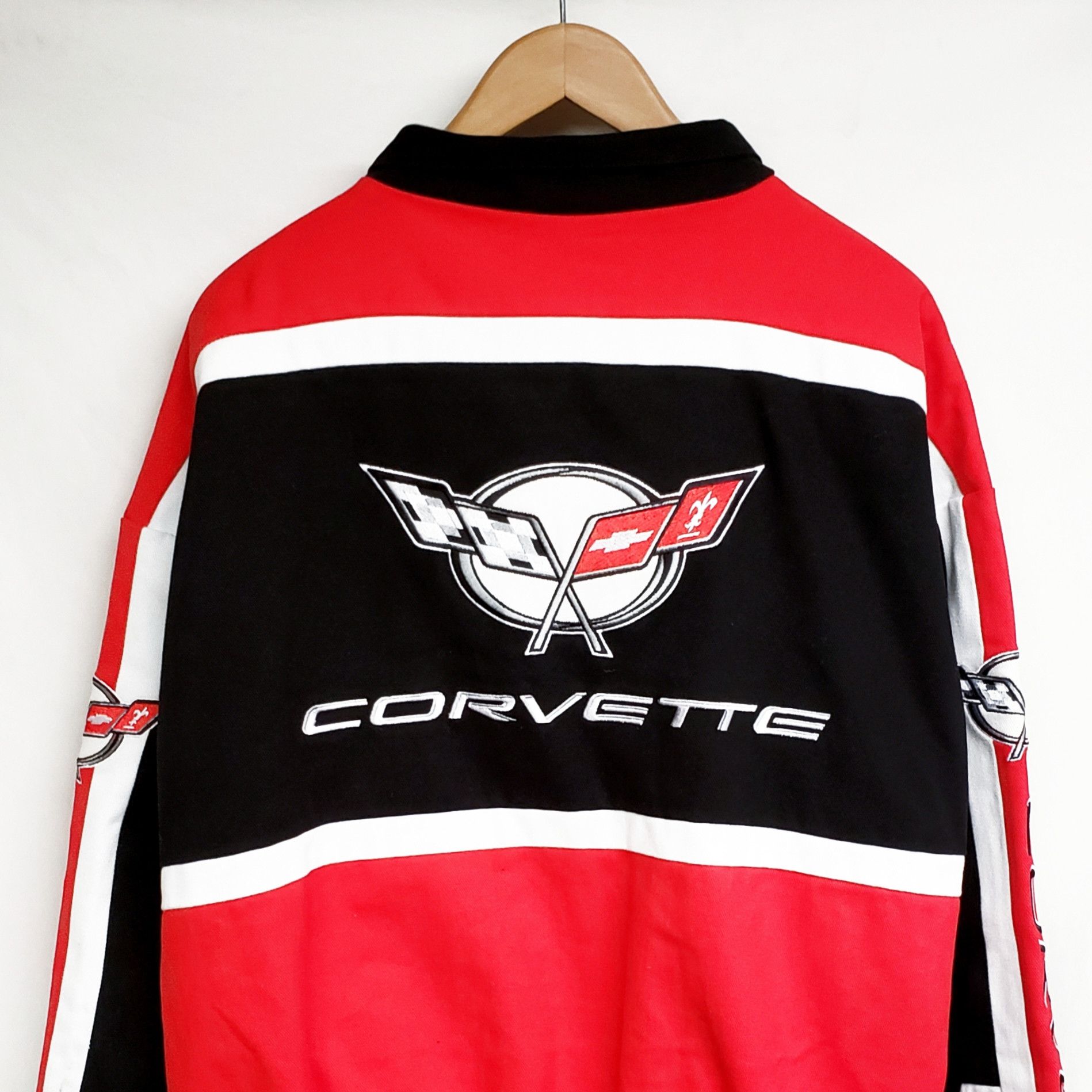 Chevrolet × Vintage Vintage 90's Corvette Racing Jacket | Grailed
