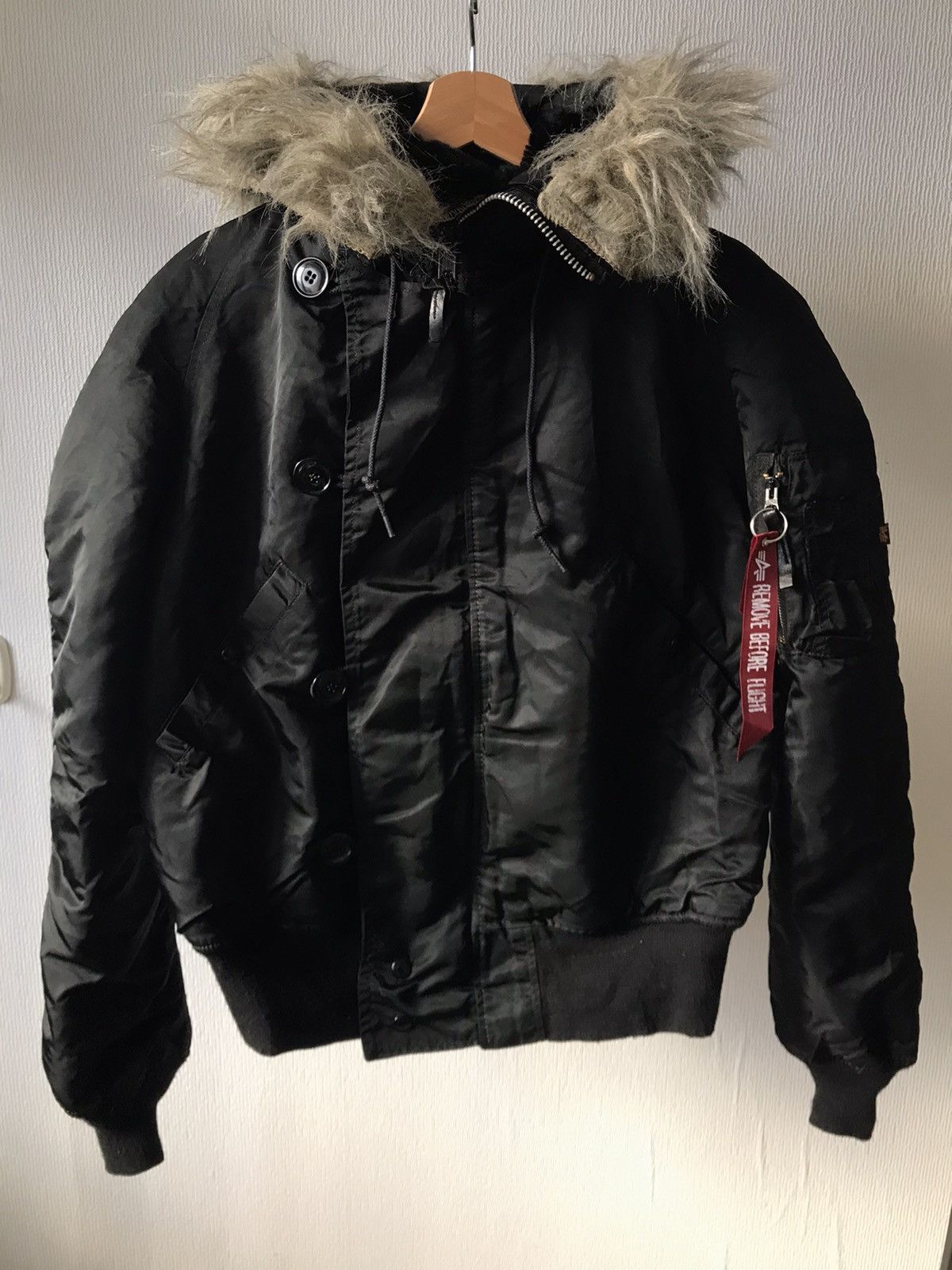 Alpha Industries Alpha Industries Bomber jacket RN 35569 made in USA size M | Grailed