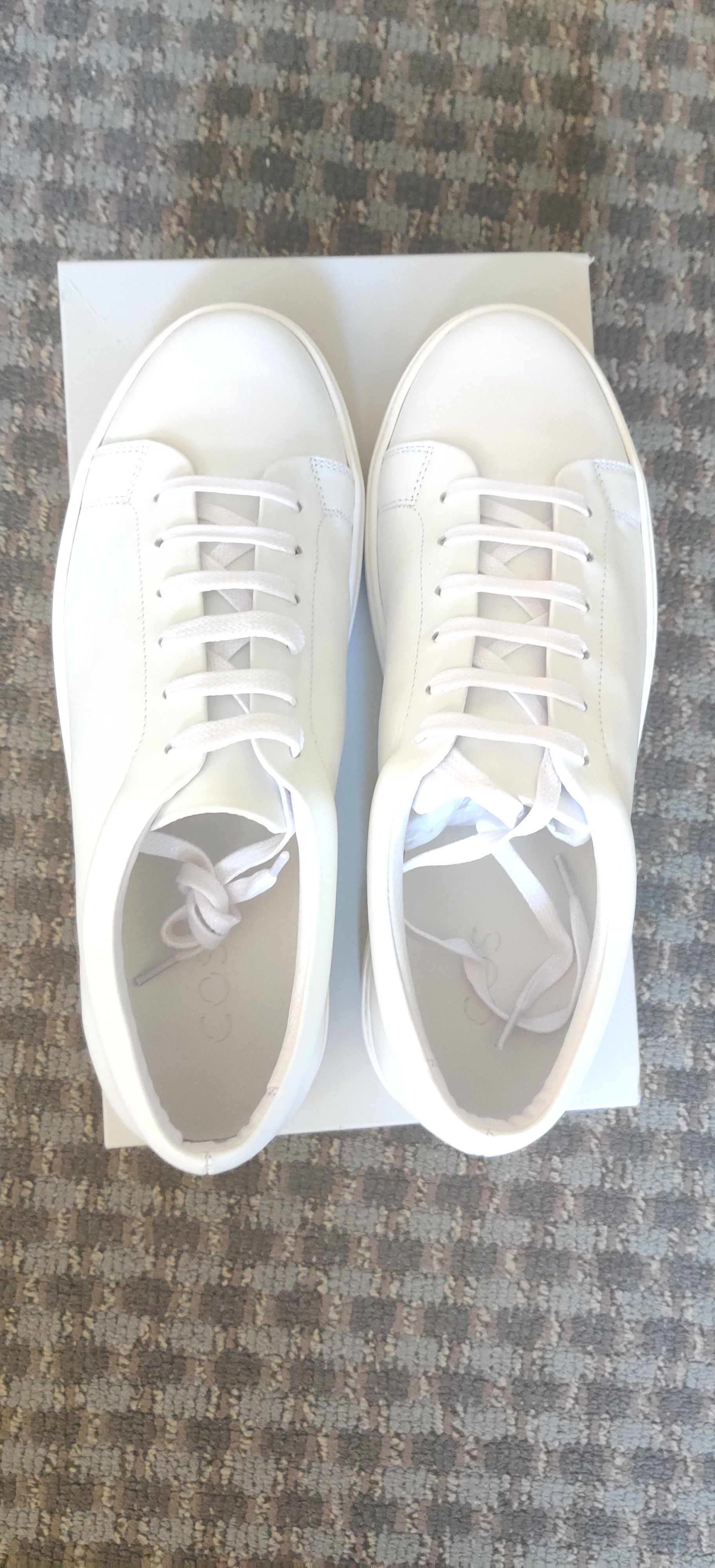 Cos COS White Leather Sneaker | Grailed