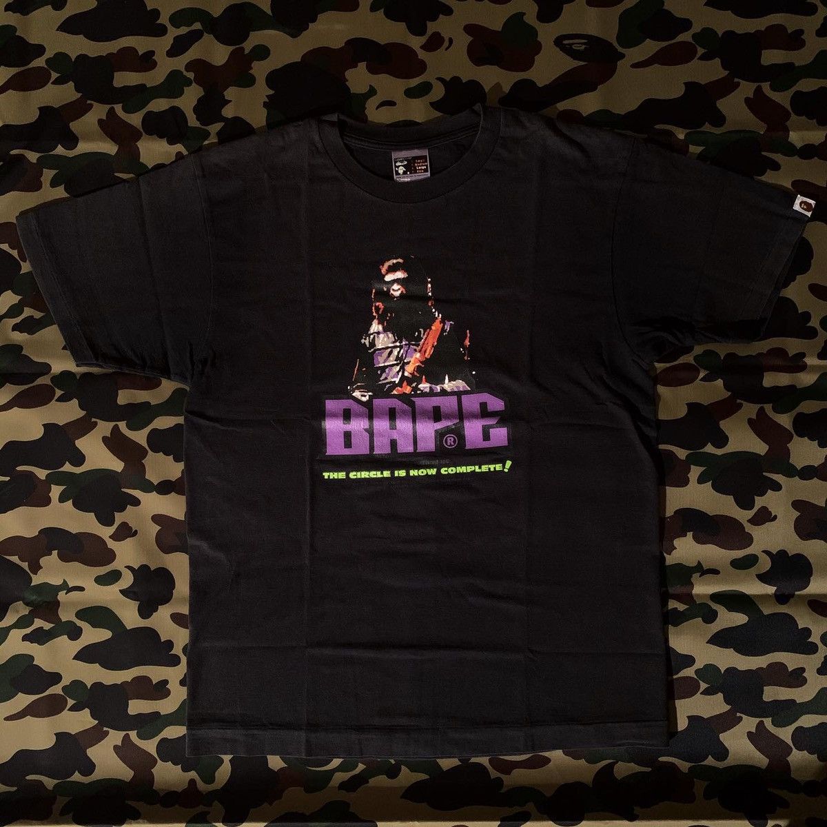 Bape Bape Soldier The Circle is Now Complete tshirt | Grailed