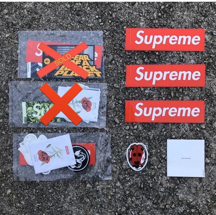Supreme Supreme Prodigy Box Logo Sticker Pack Lot | Grailed