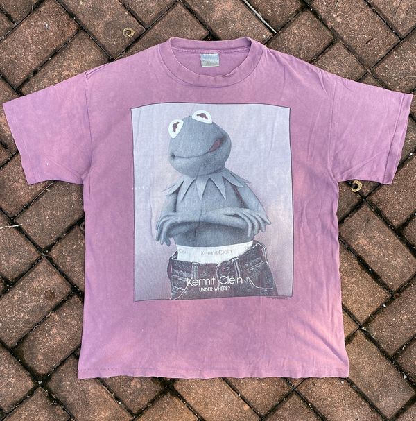 Calvin Klein Vintage 90’s Kermit The Frog “Kermit Clein” Parody T-Shirt ...
