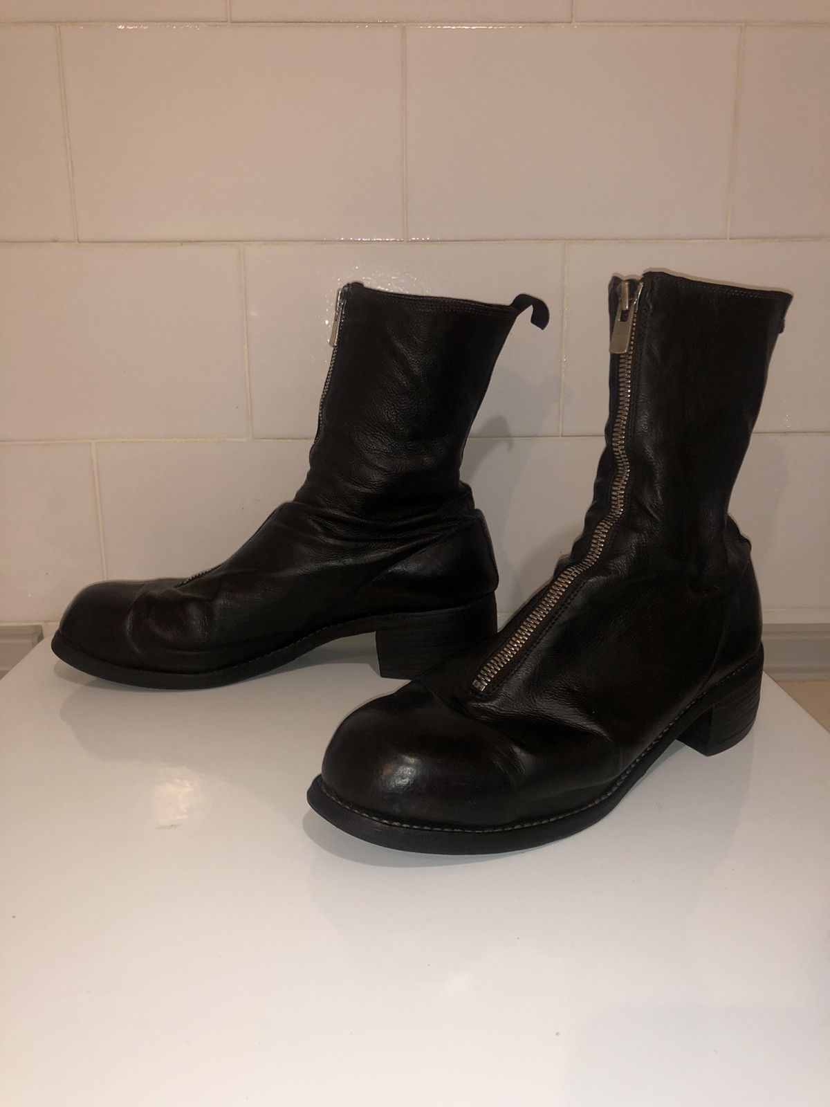 Guidi PL2 front zip horse leather boots | Grailed