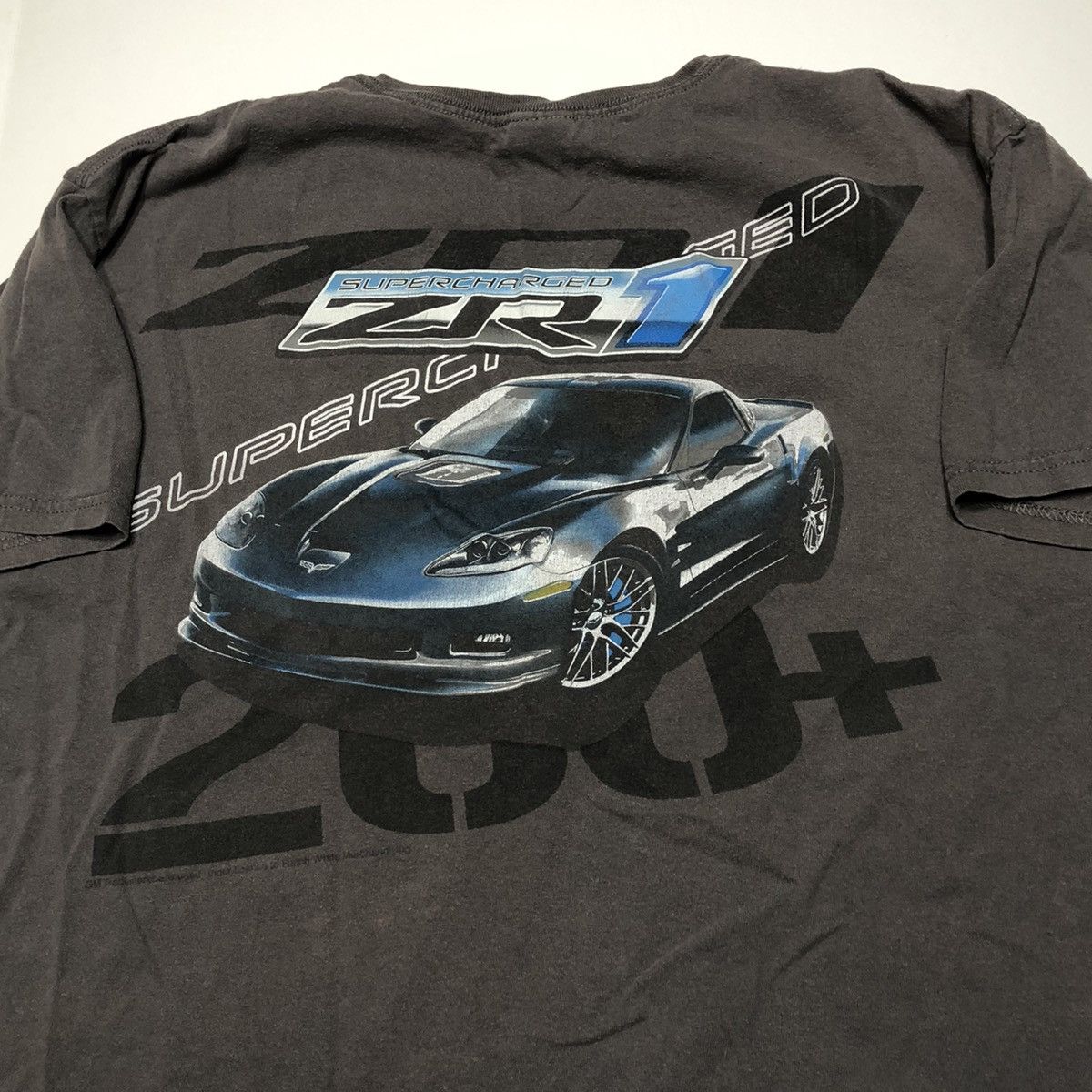 Anime × Chevrolet × Gildan Supercharged ZR1 Corvette Graphic Tee Shirt ...