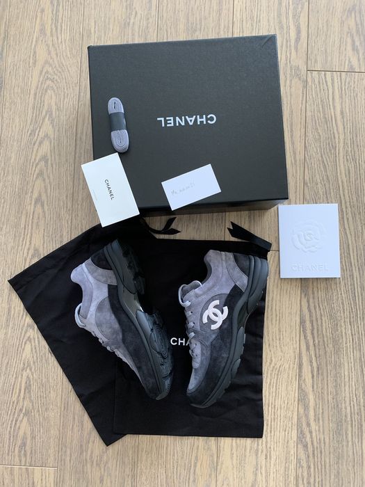 Chanel Chanel Runners Grey/Black | Grailed