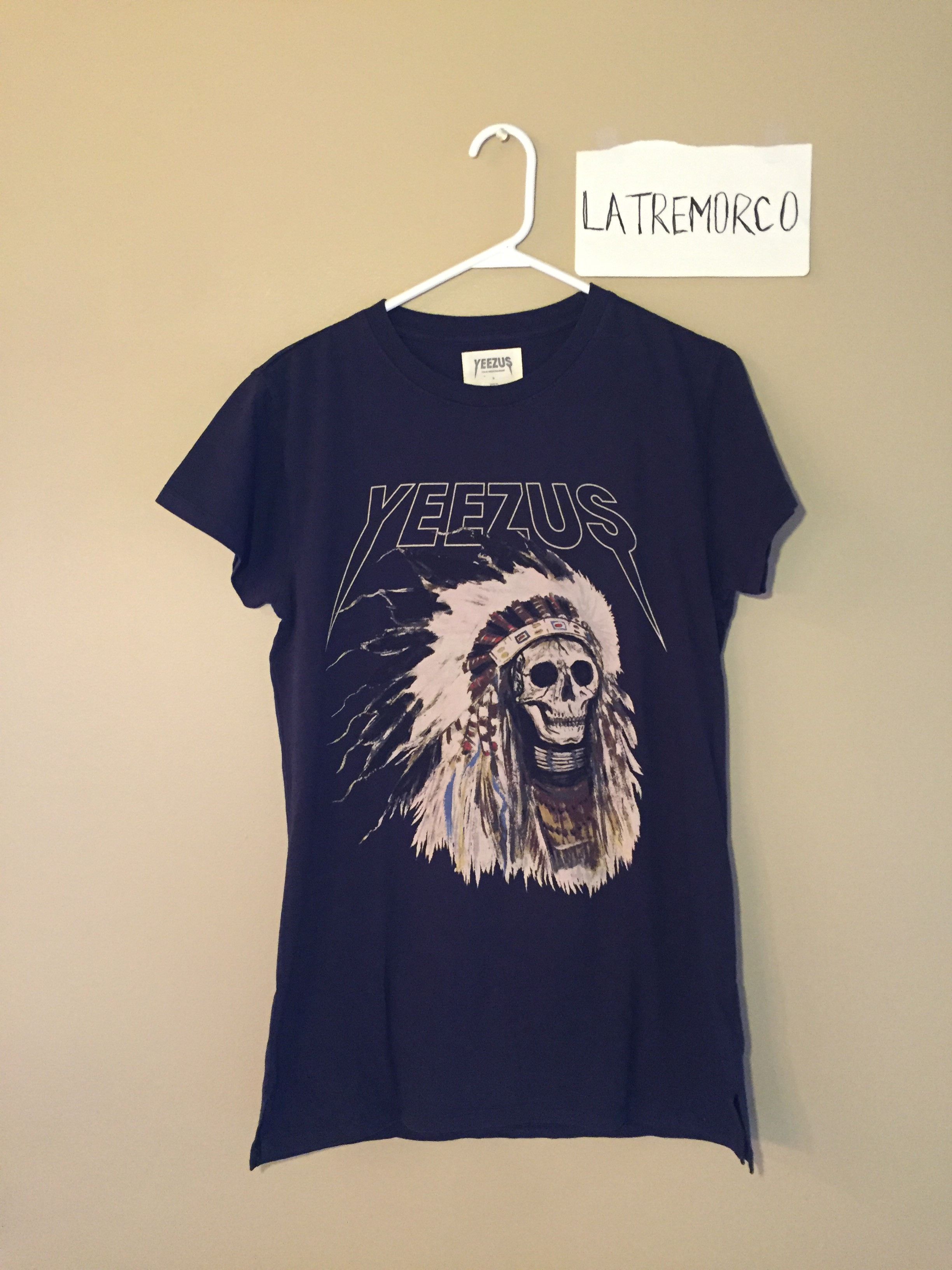 Kanye West Yeezus Tour Chief Skull T-Shirt | Grailed