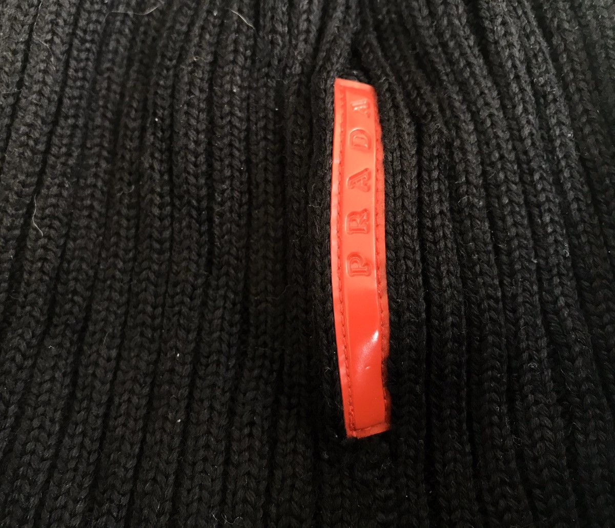 Prada Black Prada Wool Beanie | Grailed