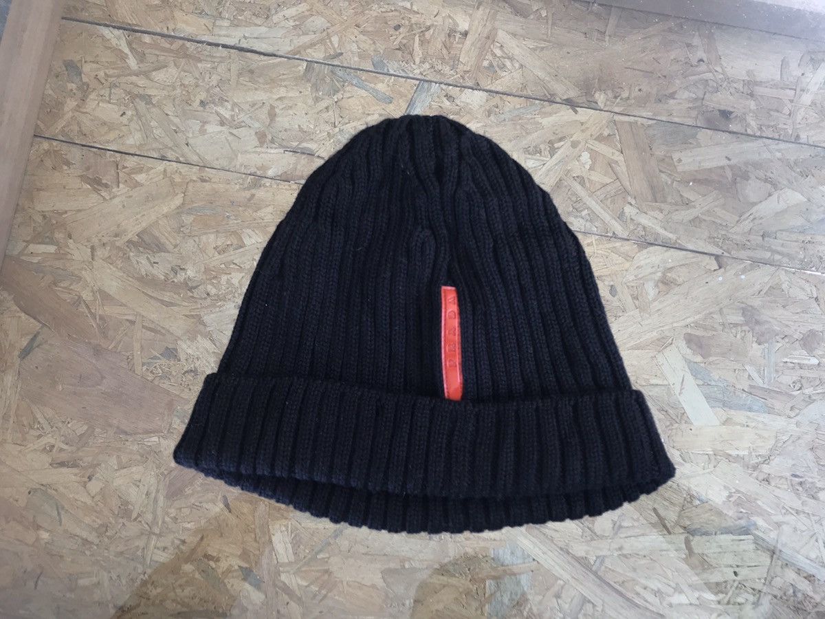 Prada Black Prada Wool Beanie | Grailed