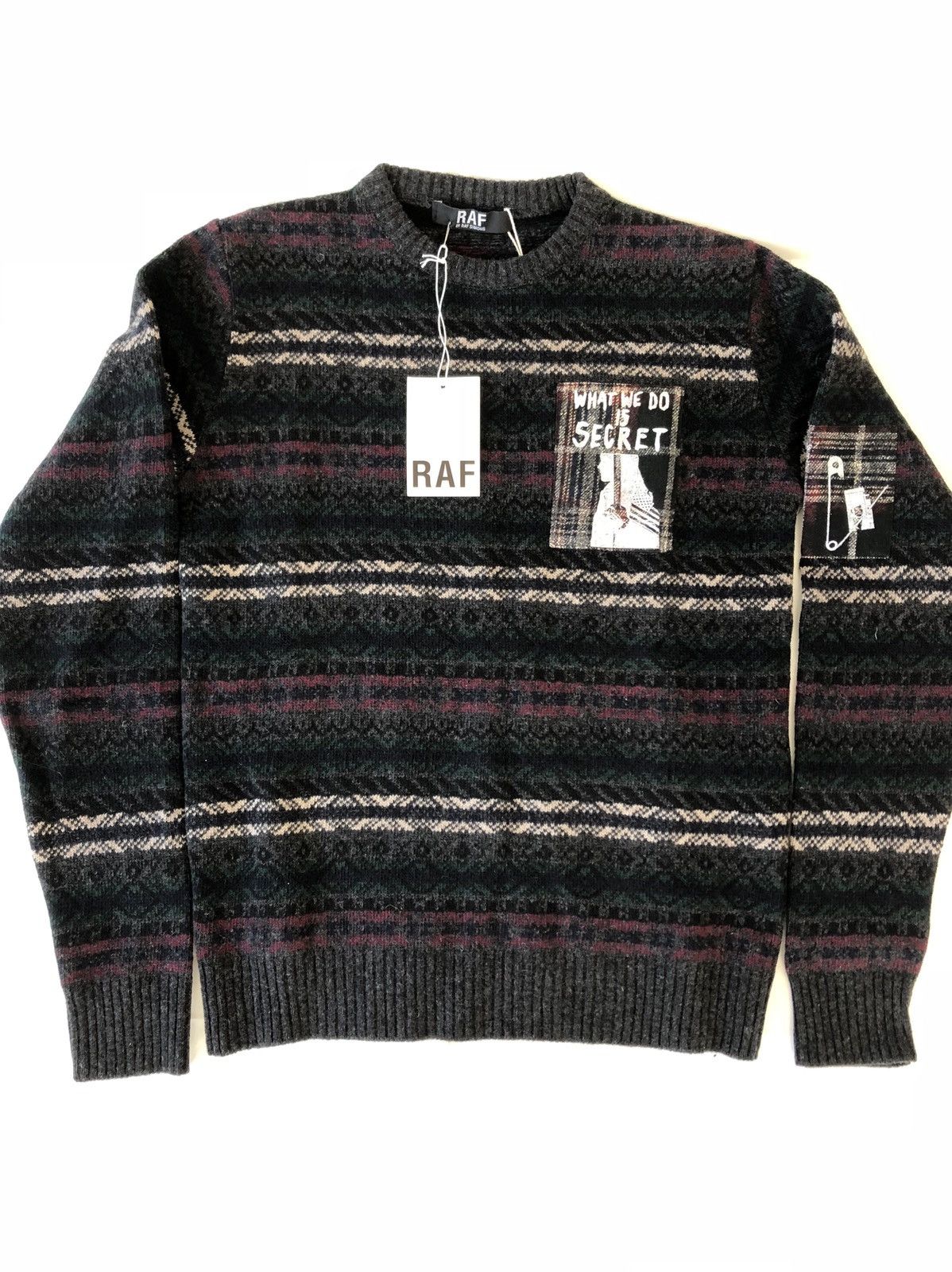 Raf Simons Raf By Raf Simons Patched Sweater | Grailed