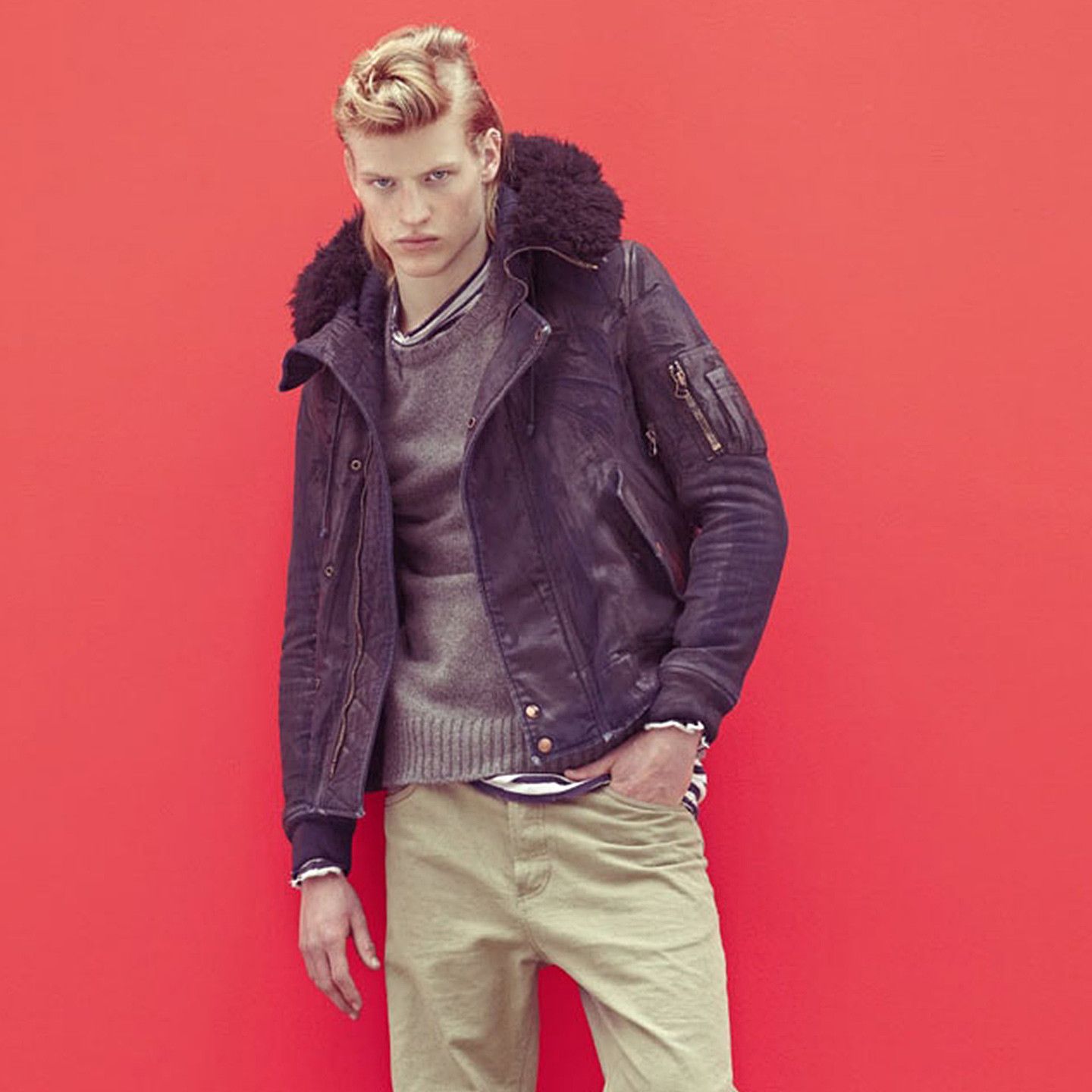 Balmain FW10 (Decarnin) Heavy Waxed Military Jacket | Grailed