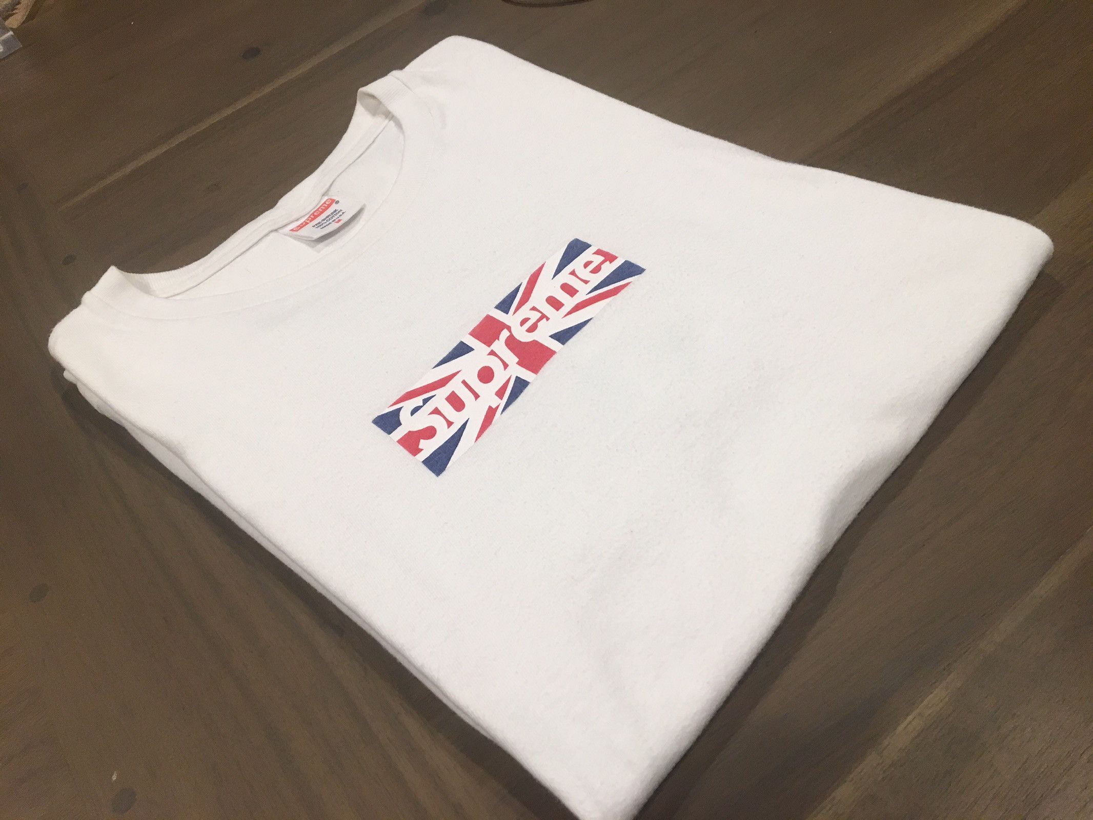Supreme Union Jack Box Logo T Shirt | Grailed