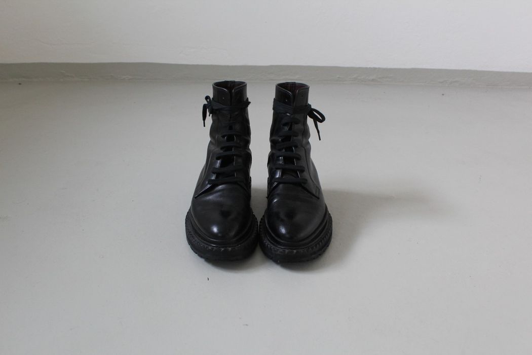 Raf Simons combat sole creeper boots | Grailed