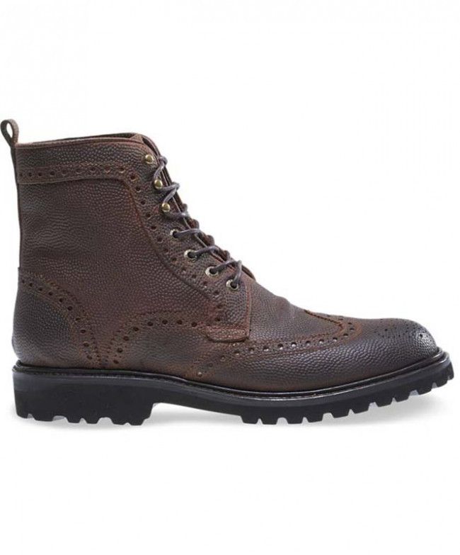 Wolverine WOLVERINE Men's Percy Pebble Grain Leather Wingtip Boot | Grailed