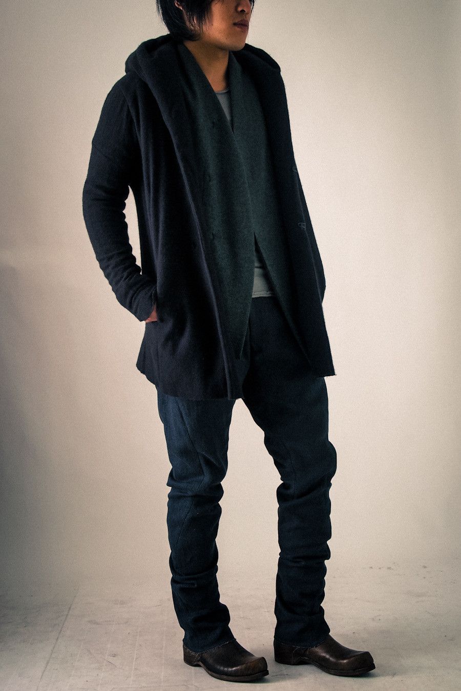 Devoa Anatomical Curved leg Indigo Pants | Grailed