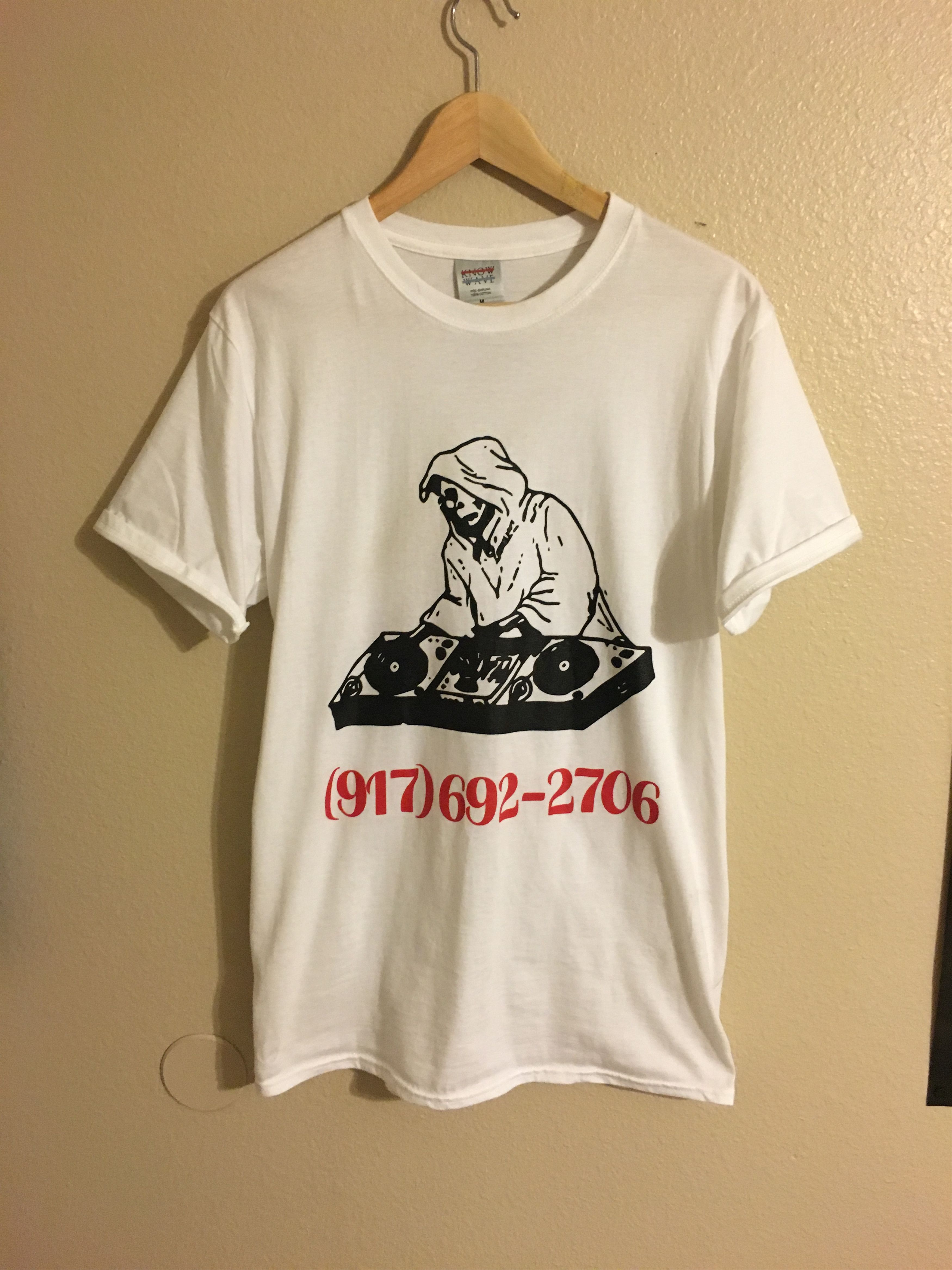 Call Me 917 × Know Wave 917 X know wave DJ reaper tee | Grailed