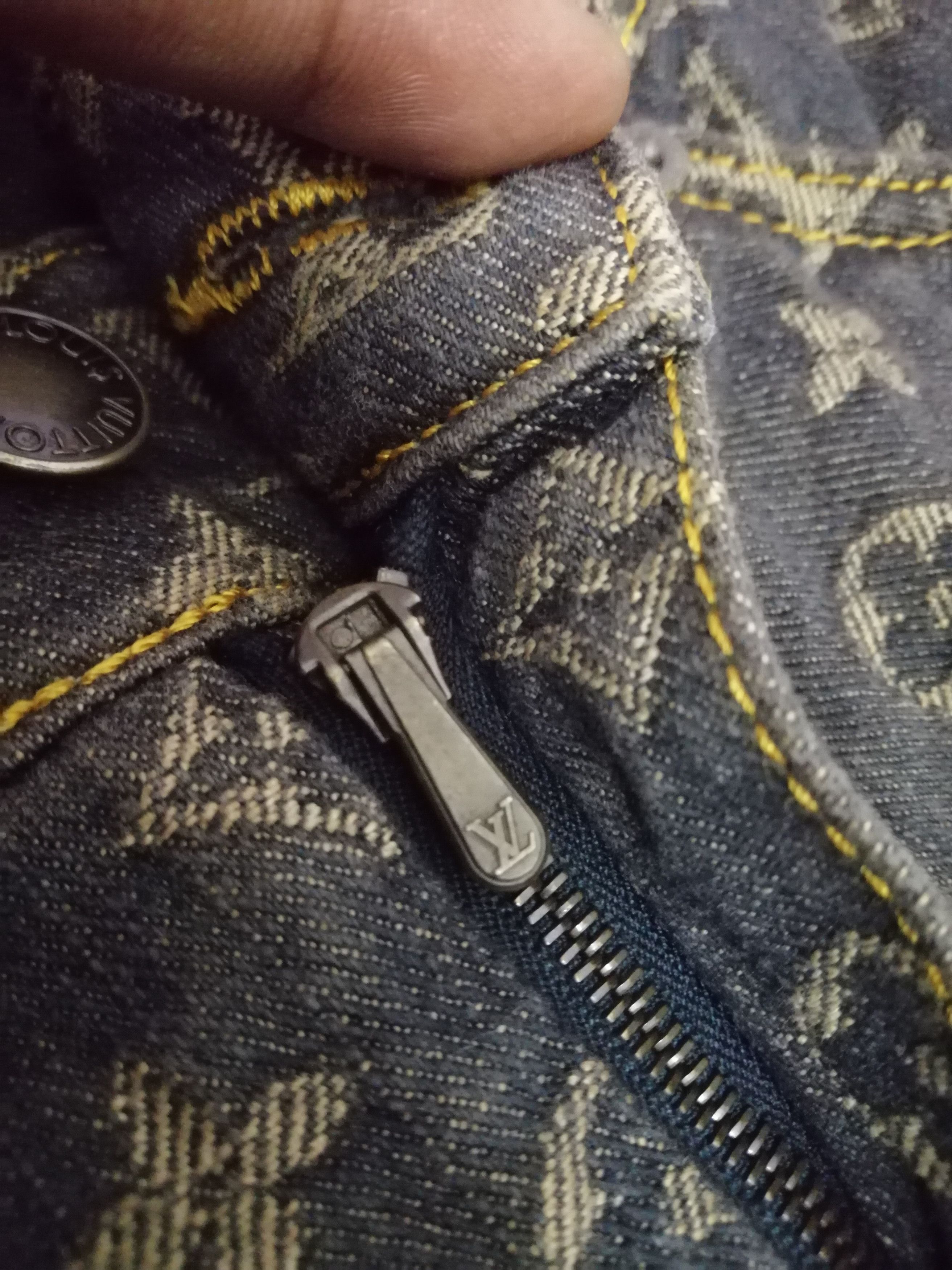 Louis Vuitton Lv Monogram Denim Jeans | Grailed