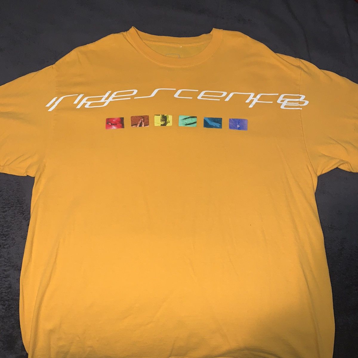Brockhampton Brockhampton Iridescence Yellow Gradient Tee | Grailed