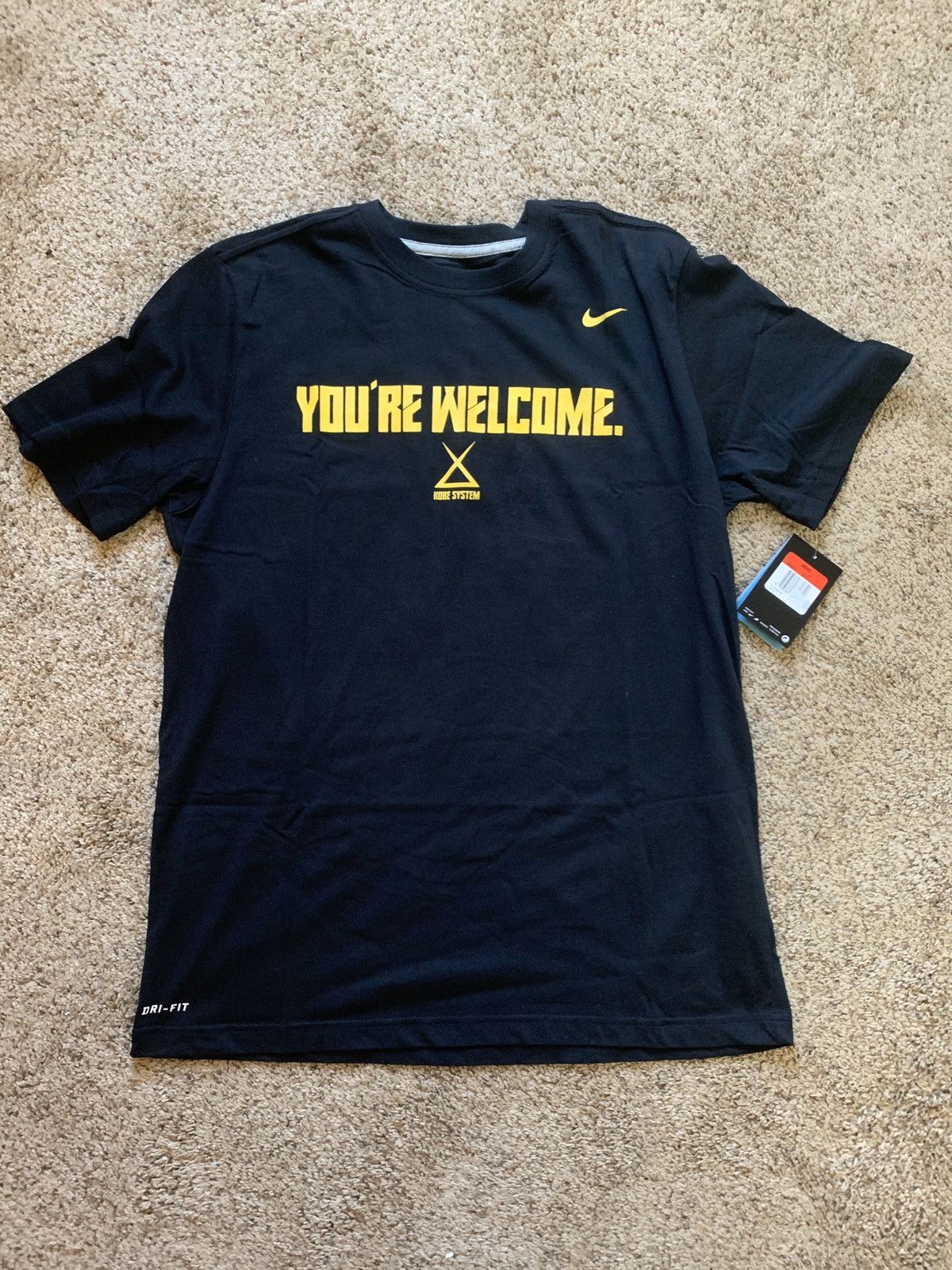 Nike “You’re Welcome” Kobe System Dri-Fit Nike Tee | Grailed
