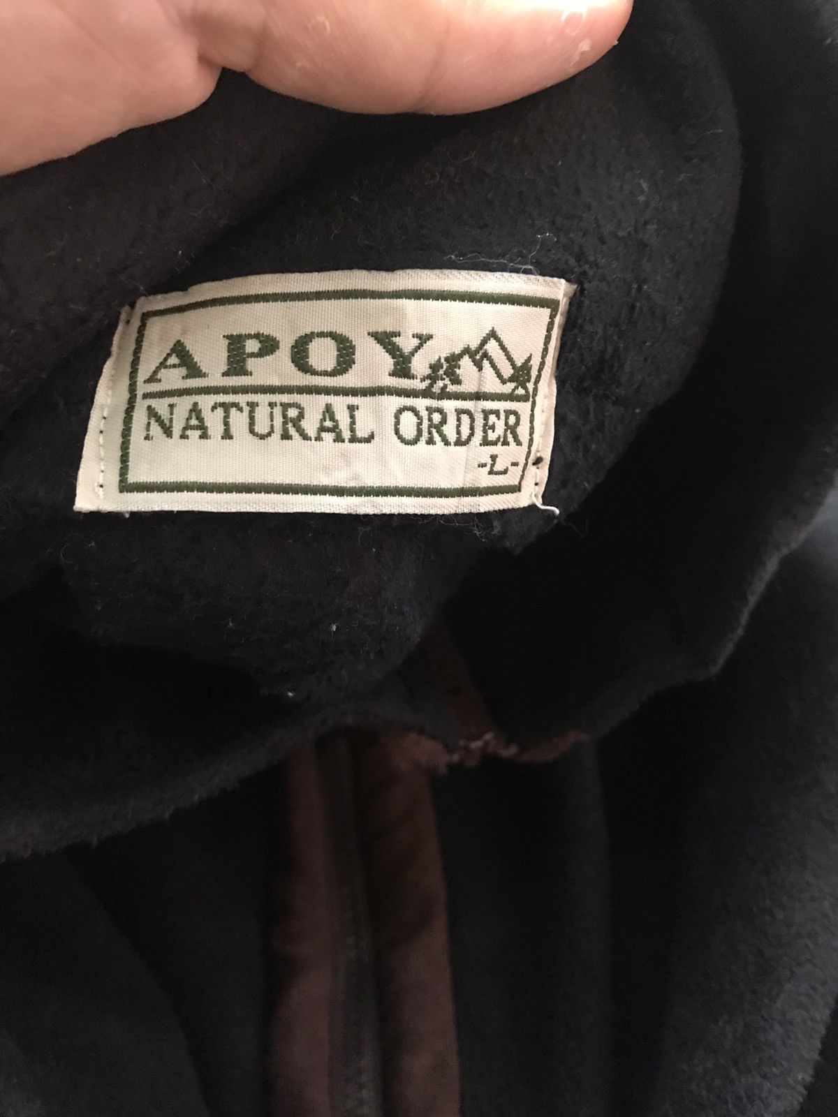 Very Rare Rare ! Nice sweater apoy natural order Full Zipper design ...