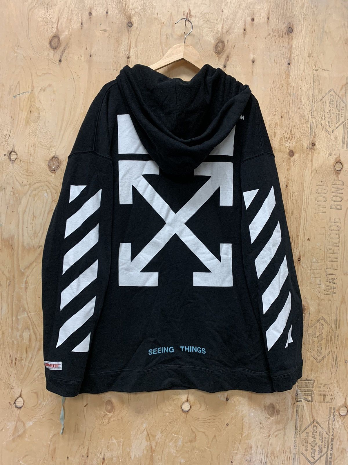 Off-White Off Whit Seeing Things Hoodie | Grailed